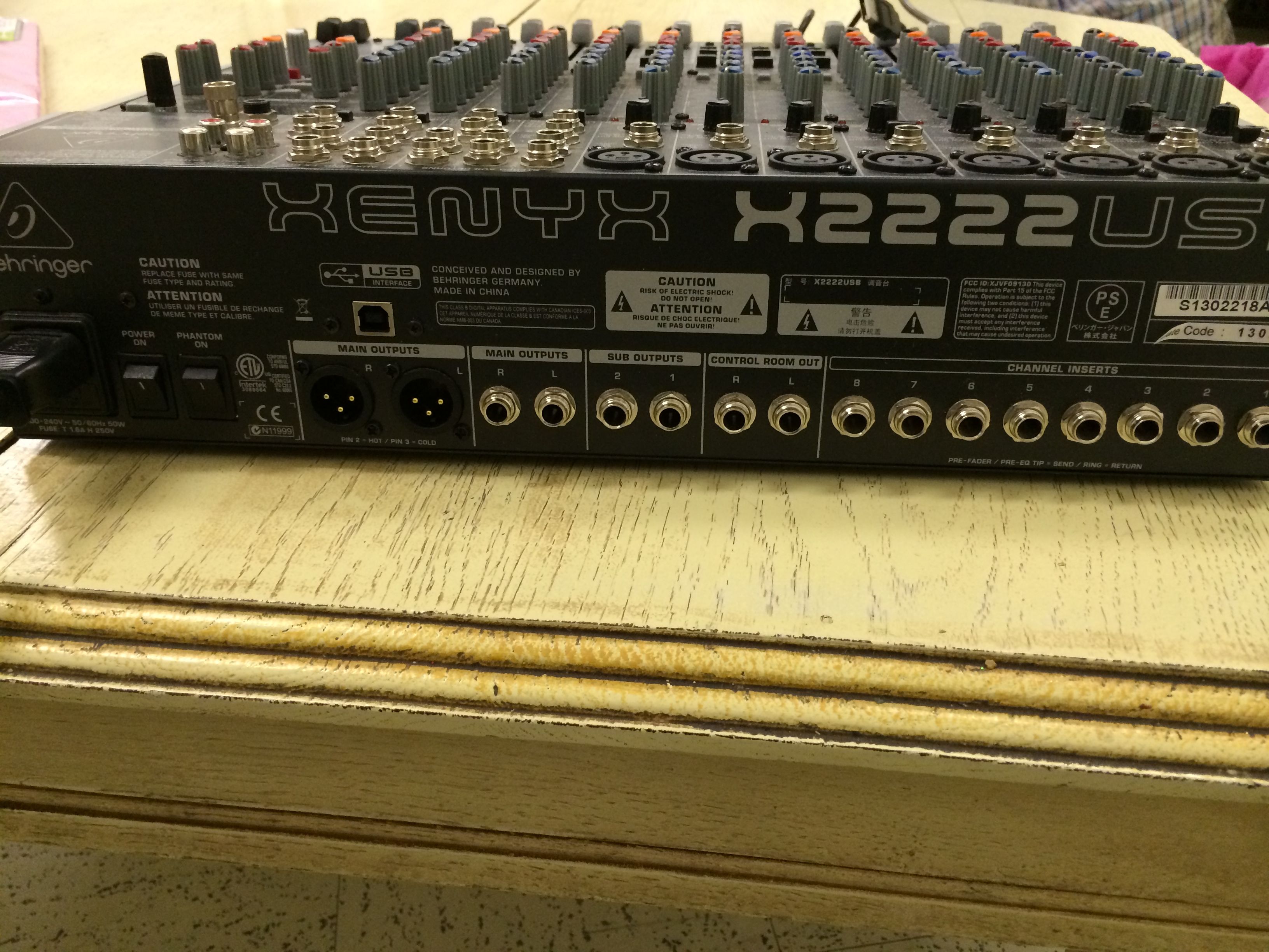 Behringer Xenyx 2222FX image (#875637) - Audiofanzine