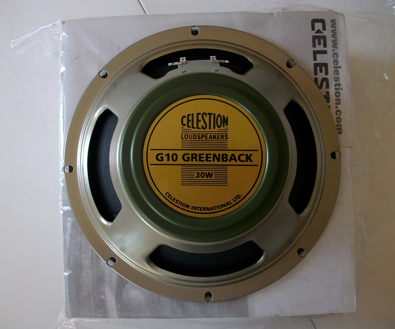 G10 GREENBACK 16 OHMS Celestion G10 Greenback 16 Ohms Audiofanzine g10-greenback-16-ohms-celestion-g10-greenback-16-ohms-audiofanzine