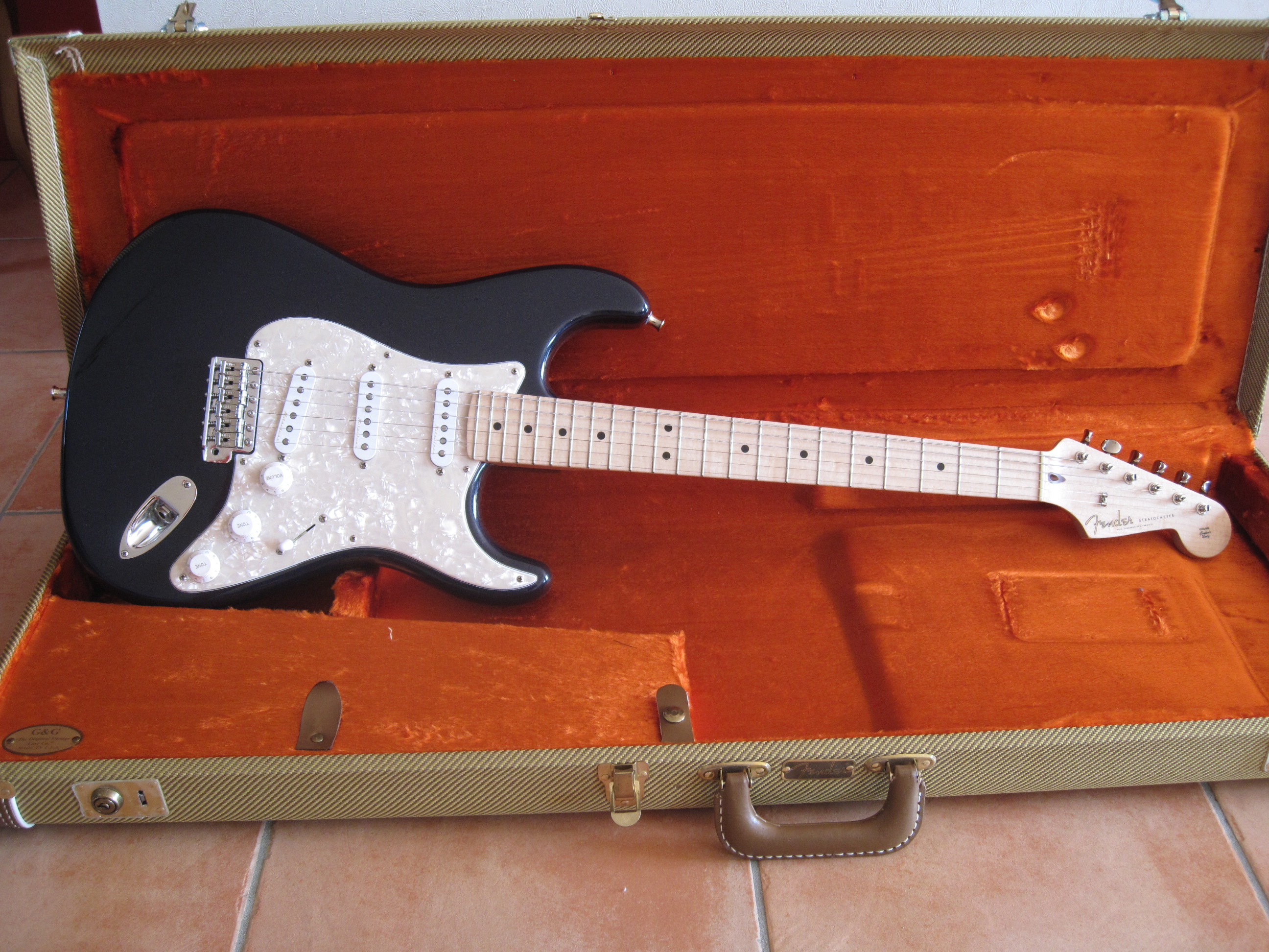 Fender Custom Artist Eric Clapton Stratocaster - Midnight Blue image ... Fender Custom Artist Eric Clapton Stratocaster - Midnight Blue image ...