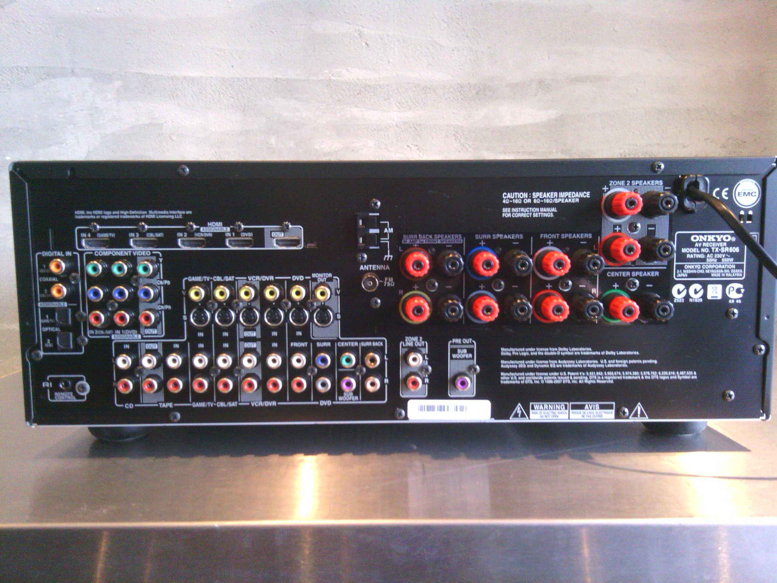 Onkyo TX SR606 Image 504440 Audiofanzine