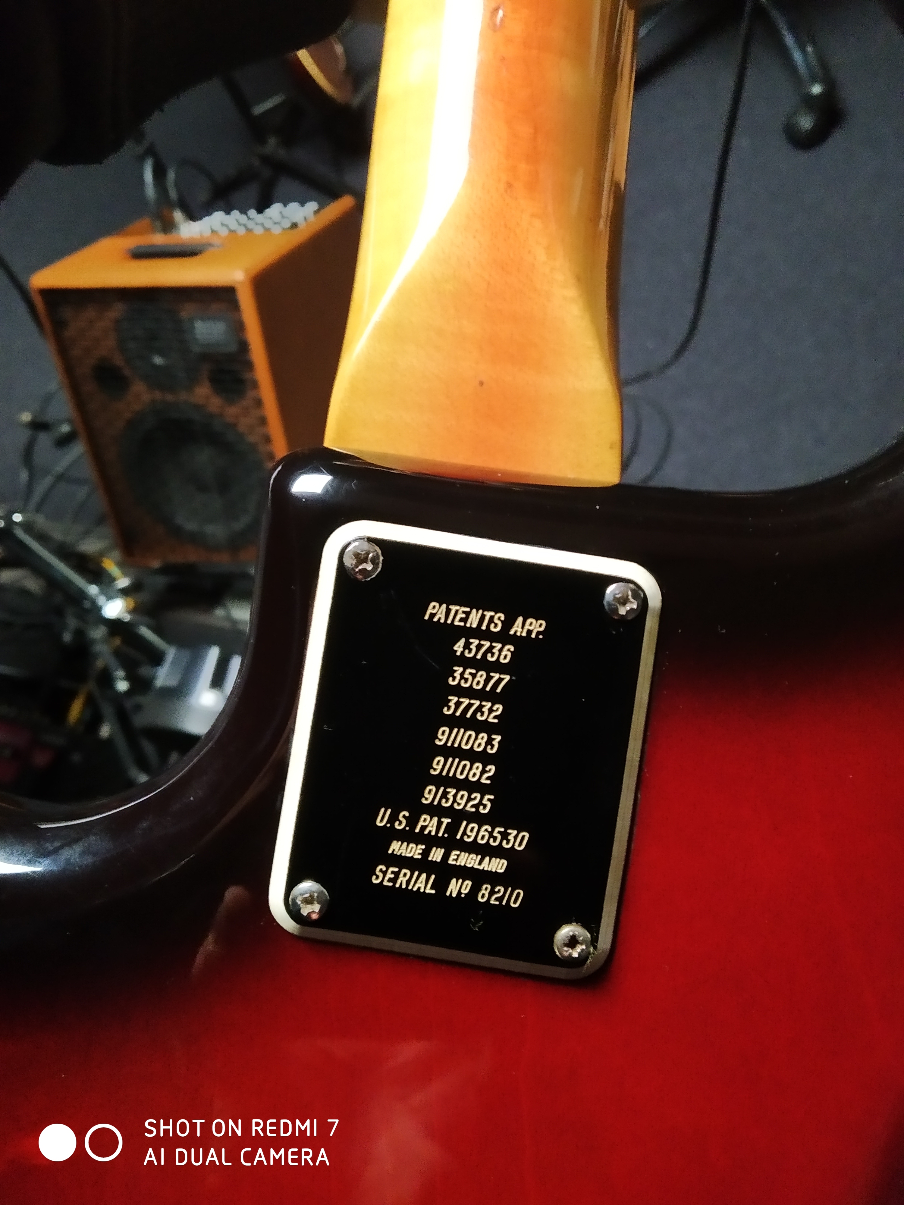 Guitare électrique Solid Body Jim Burns Jazz Split Sound Model (1964 ...