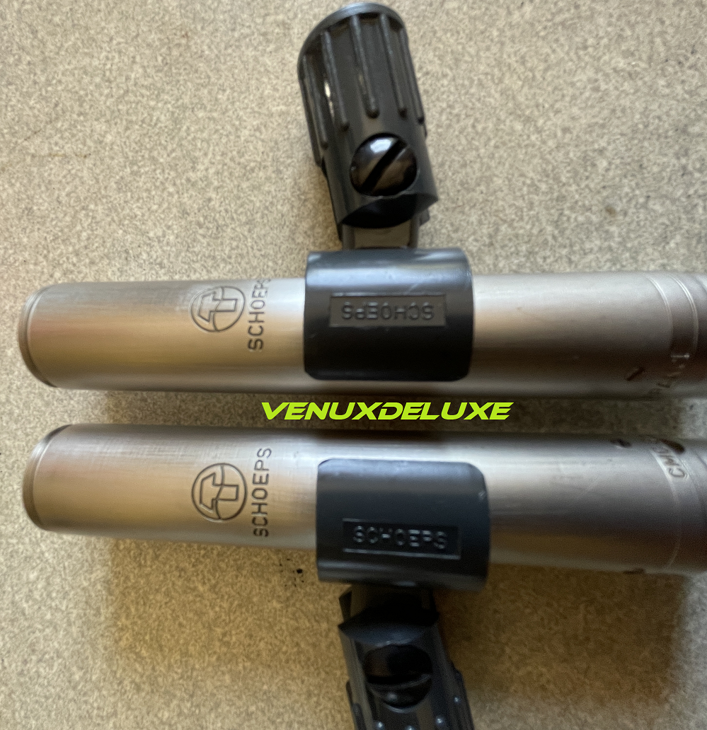 schoeps appairés cmc-3-U 48 volts fantôme + cages + pinces + boites ...