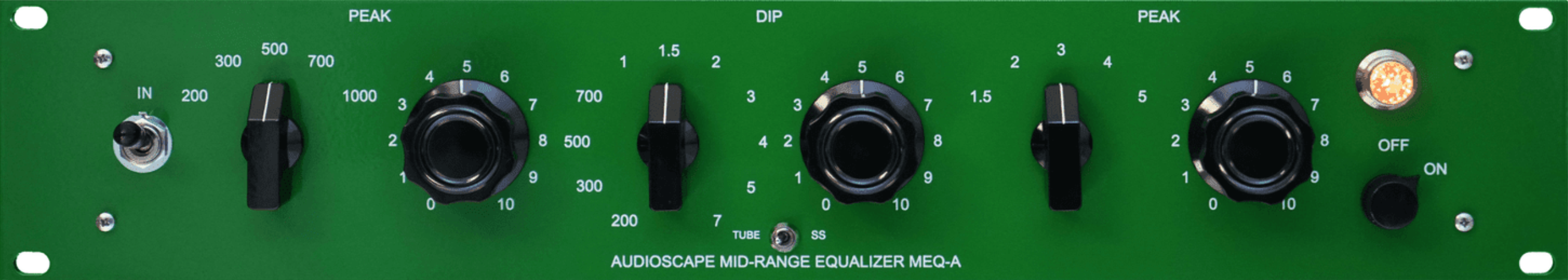AudioScape lance une édition Emerald du MEQ-A - Audiofanzine