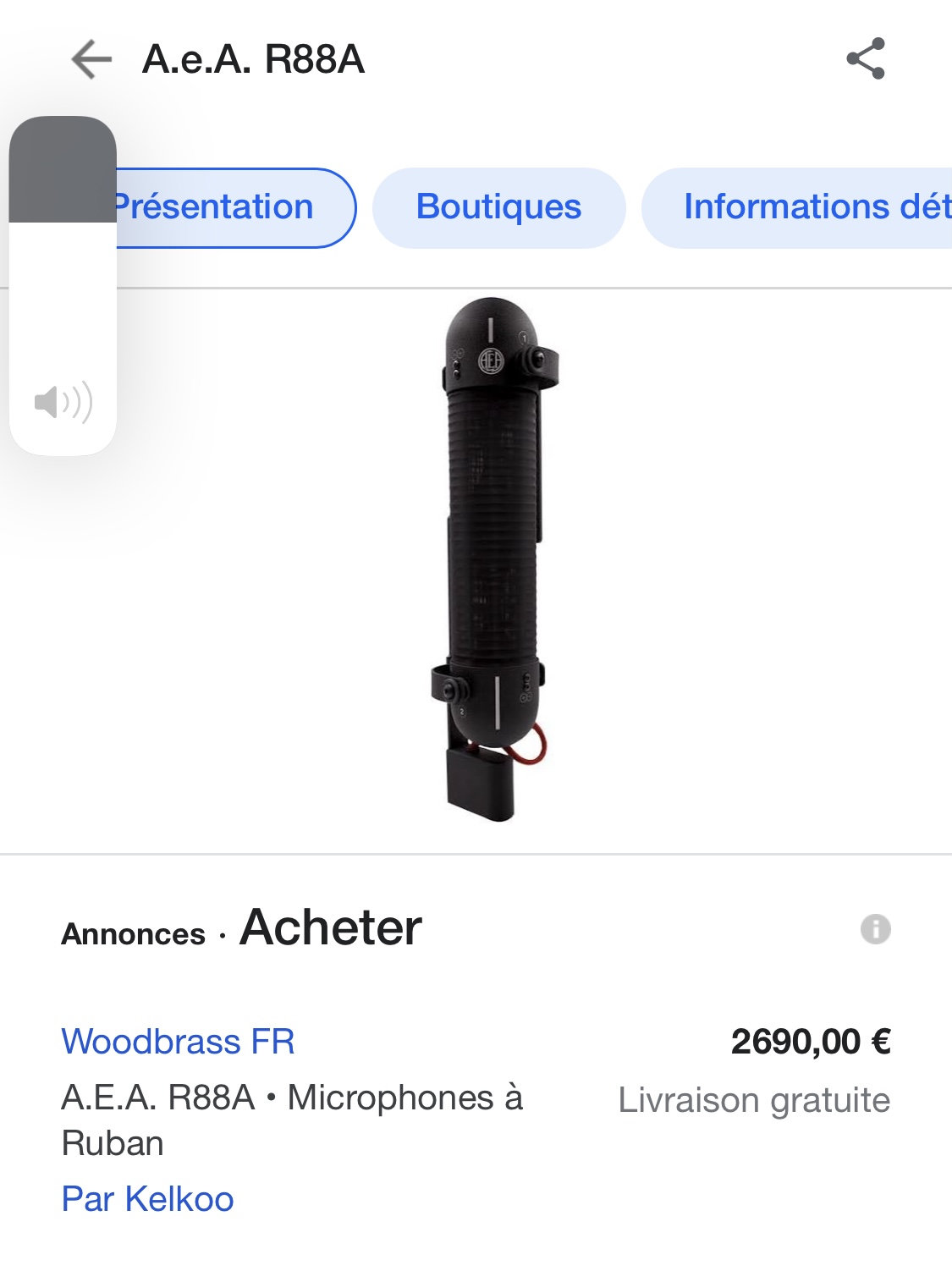 R88 Mk2 - AEA R88 Mk2 - Audiofanzine