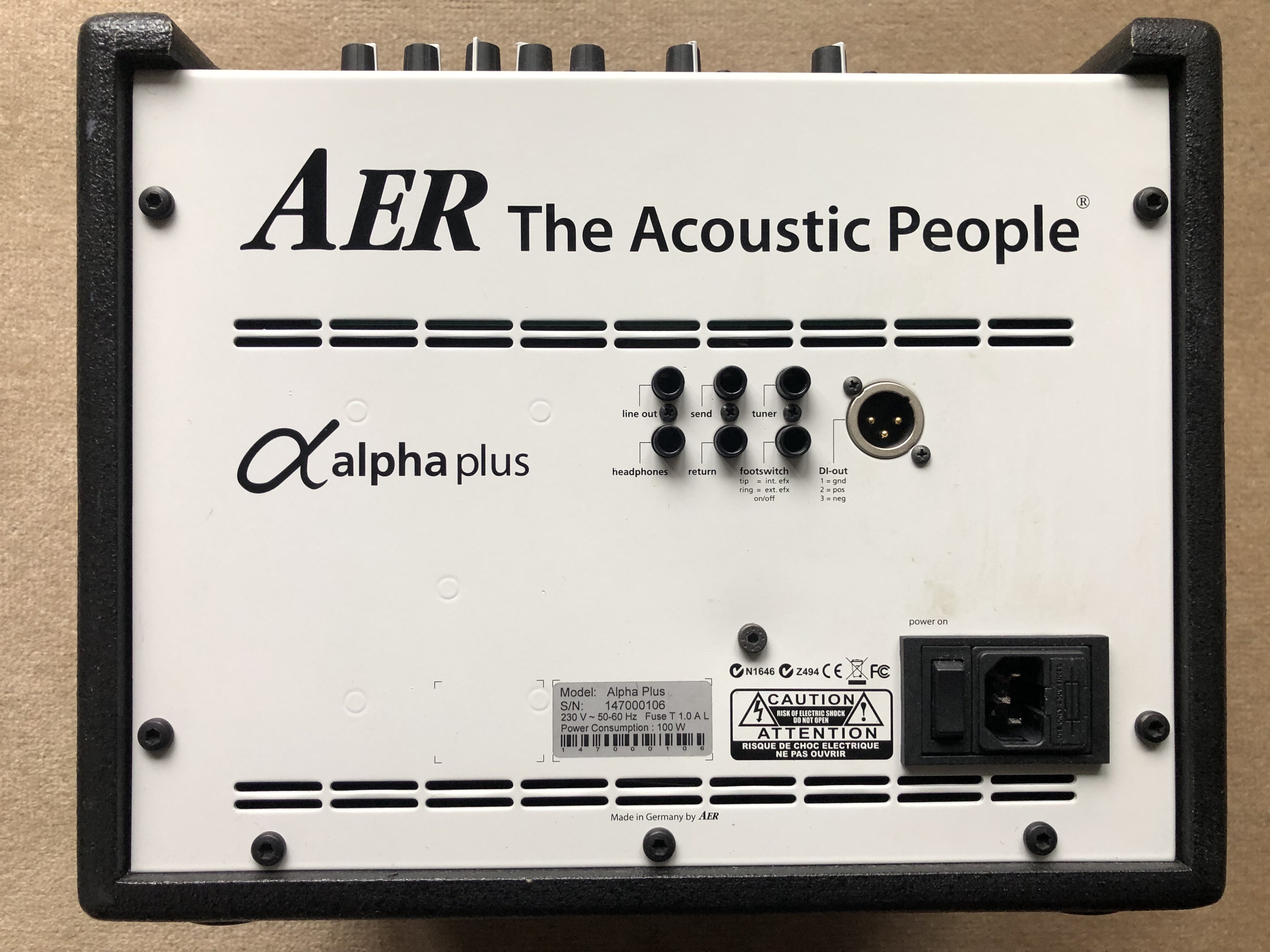 Alpha Plus 50W - AER Alpha Plus 50W - Audiofanzine