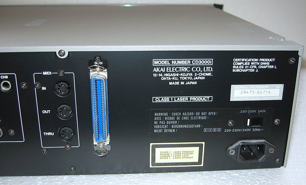 CD3000 - Akai CD3000 - Audiofanzine
