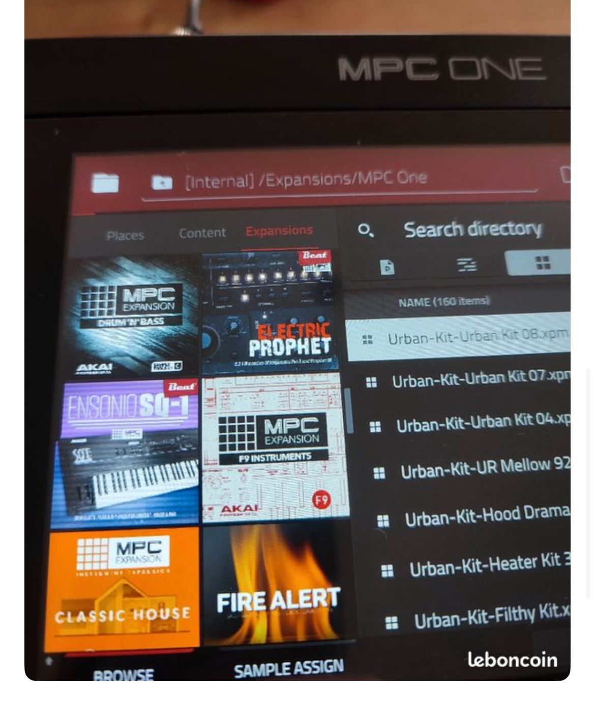 Vends AKAI MPC ONE + 41 Expansions !! (Rhône-Alpes) - Audiofanzine