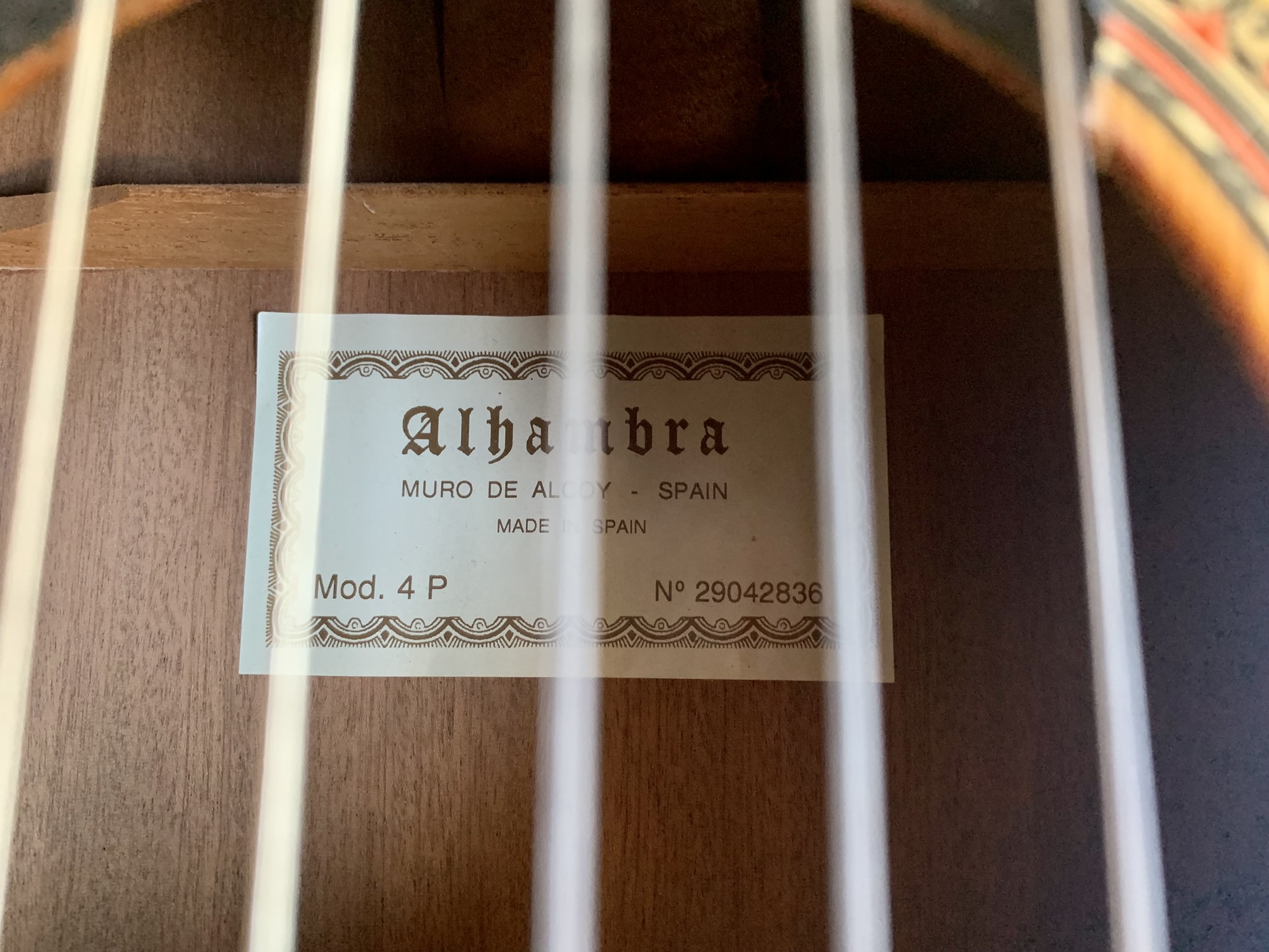 4P - Alhambra Guitars 4P - Audiofanzine