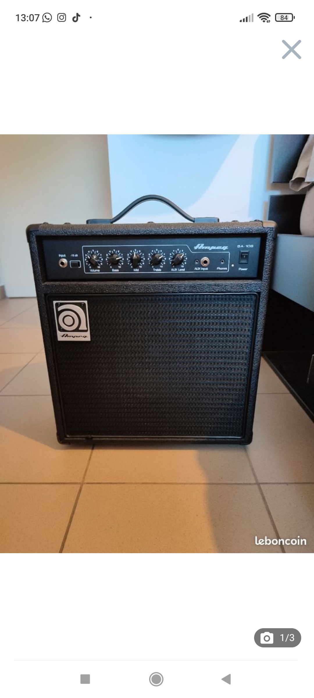 BA-108 - Ampeg BA-108 - Audiofanzine