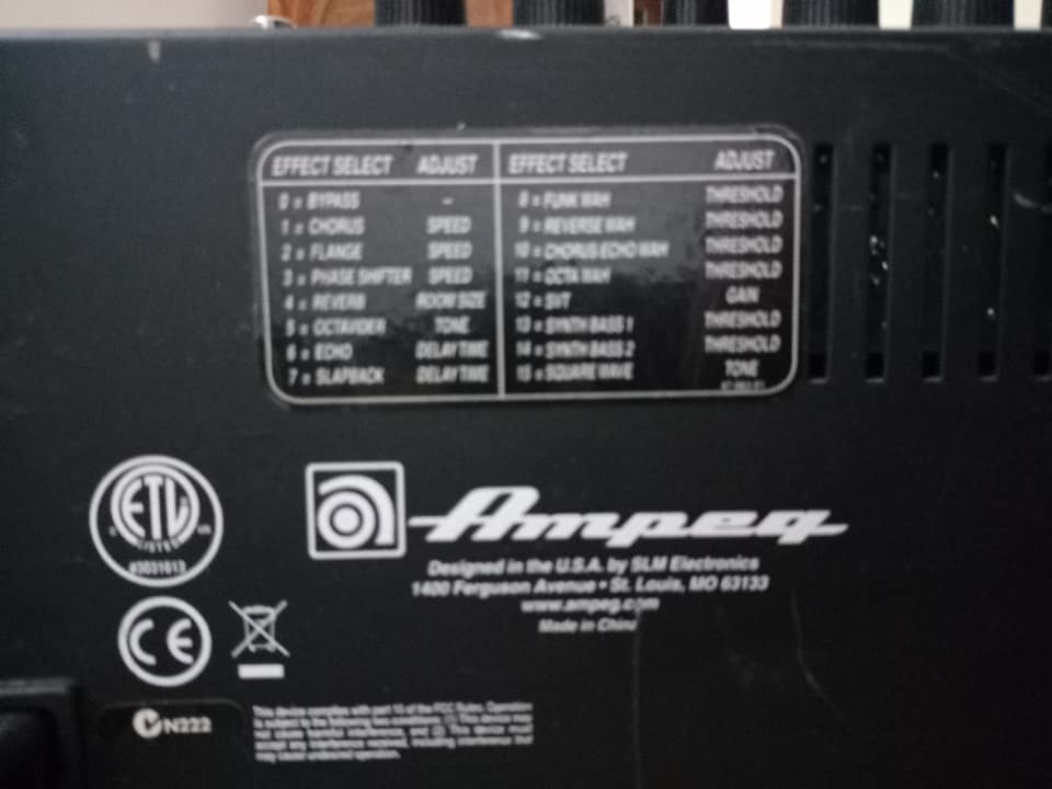 BA-210SP - Ampeg BA-210SP - Audiofanzine