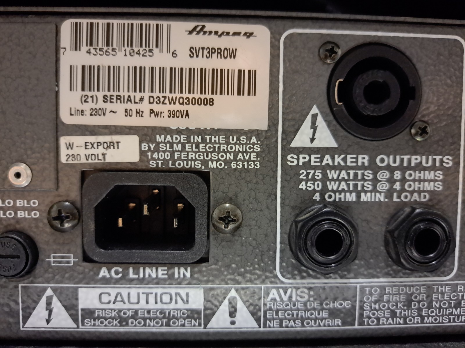 SVT-3 Pro - Ampeg SVT-3 Pro - Audiofanzine