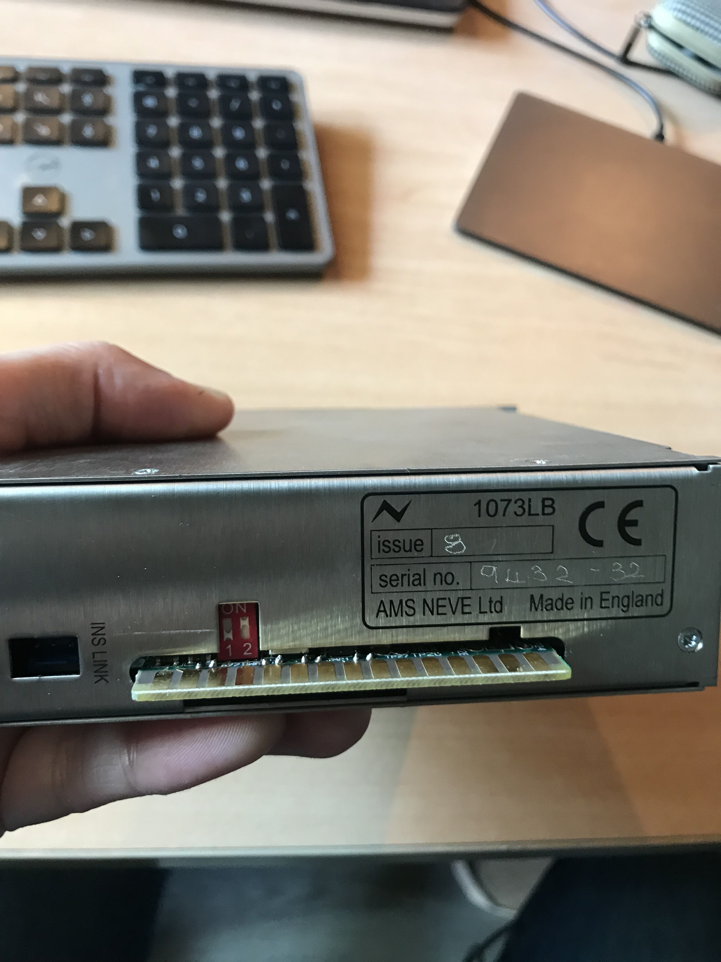 1073LB Mono Mic Preamp module AMS-Neve - Audiofanzine