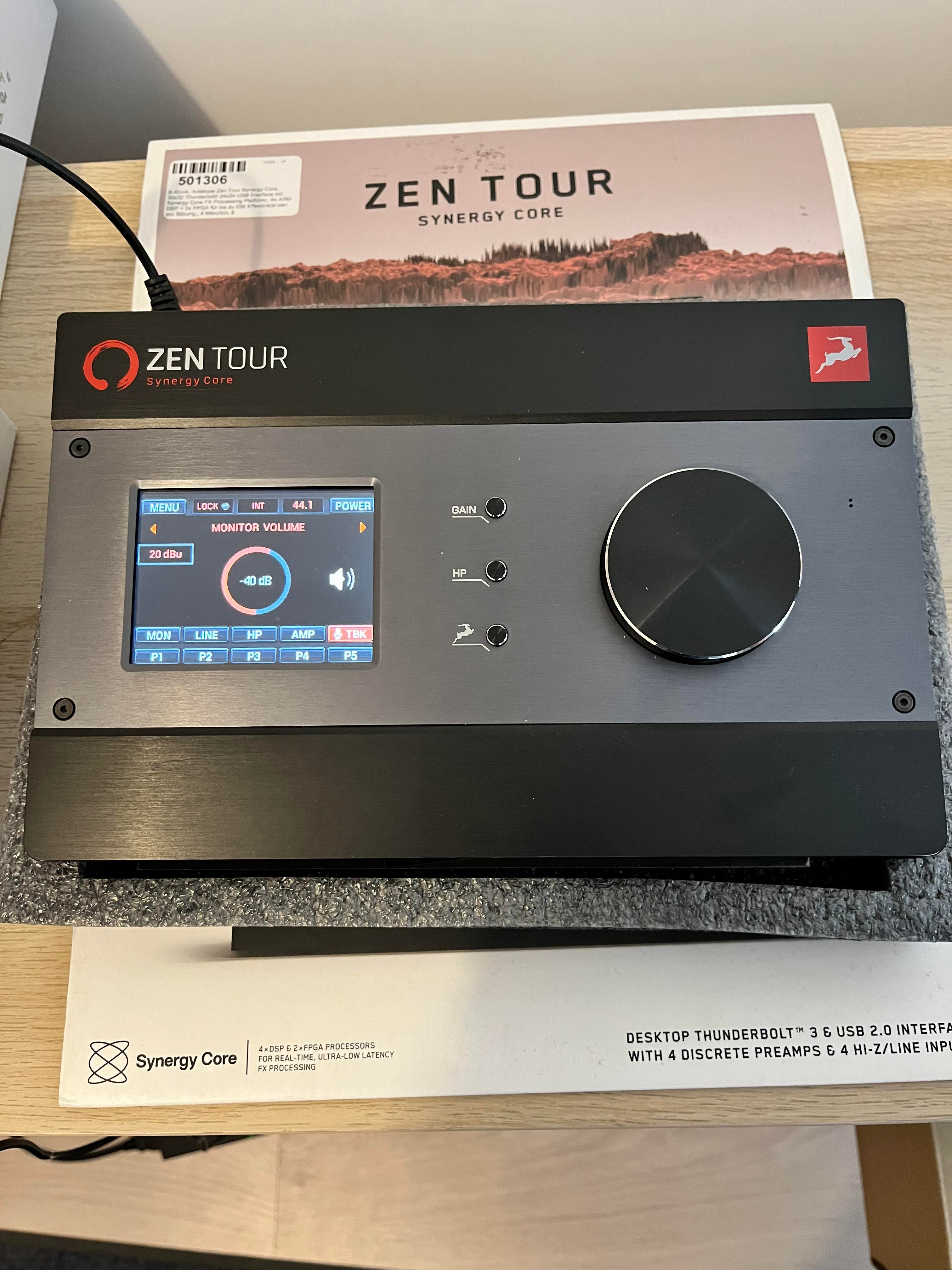 Zen Tour Synergy Core - Antelope Audio Zen Tour Synergy Core - Audiofanzine