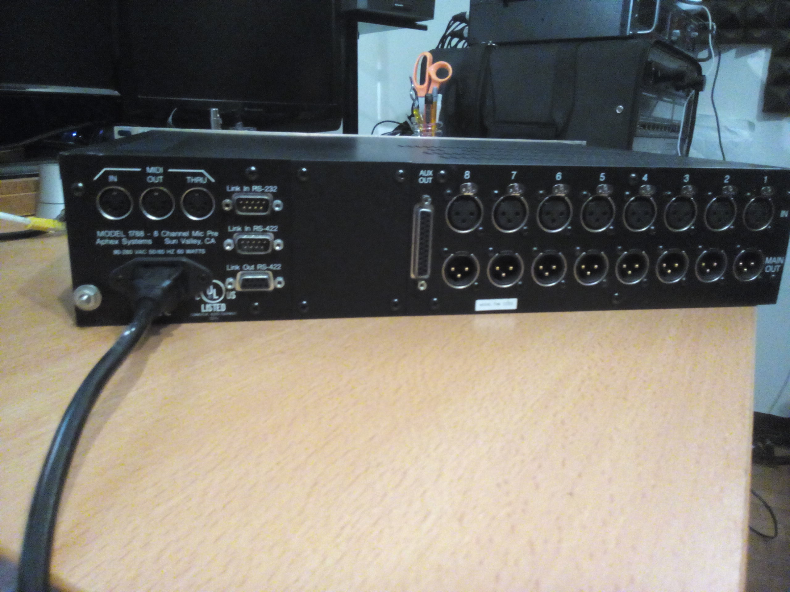1788A EIGHT CHANNEL REMOTE CONTROLLED MICROPHONE PREAMPLIFIER ...