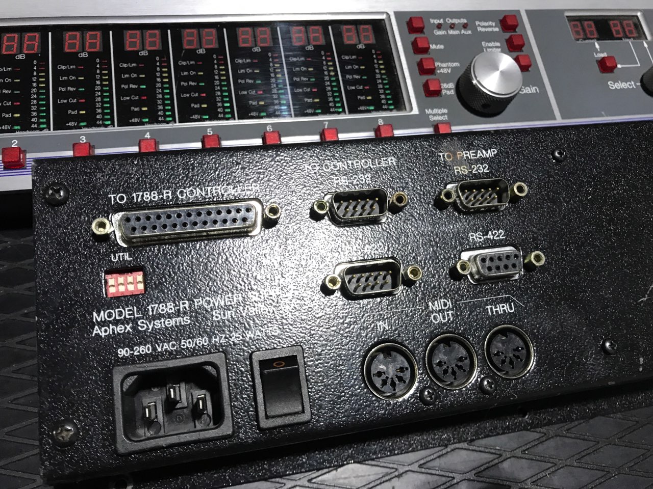 1788A Eight Channel Remote Controlled Microphone Preamplifier ...