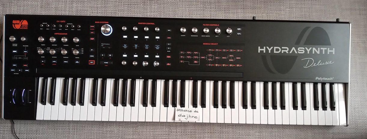 Hydrasynth Deluxe - Ashun Sound Machines Hydrasynth Deluxe - Audiofanzine