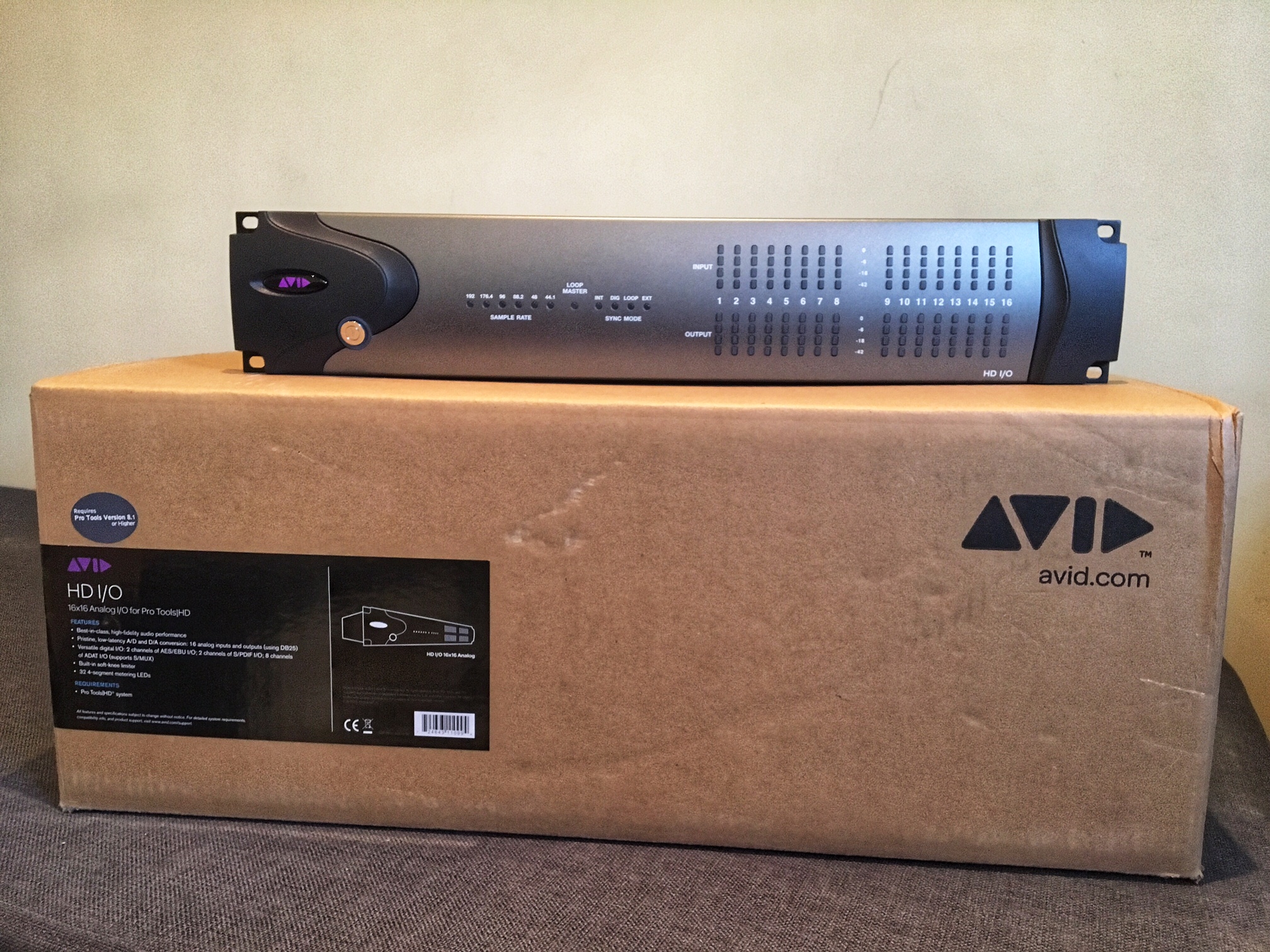 HD I/O 16X16 ANALOG - Avid HD I/O 16X16 Analog - Audiofanzine