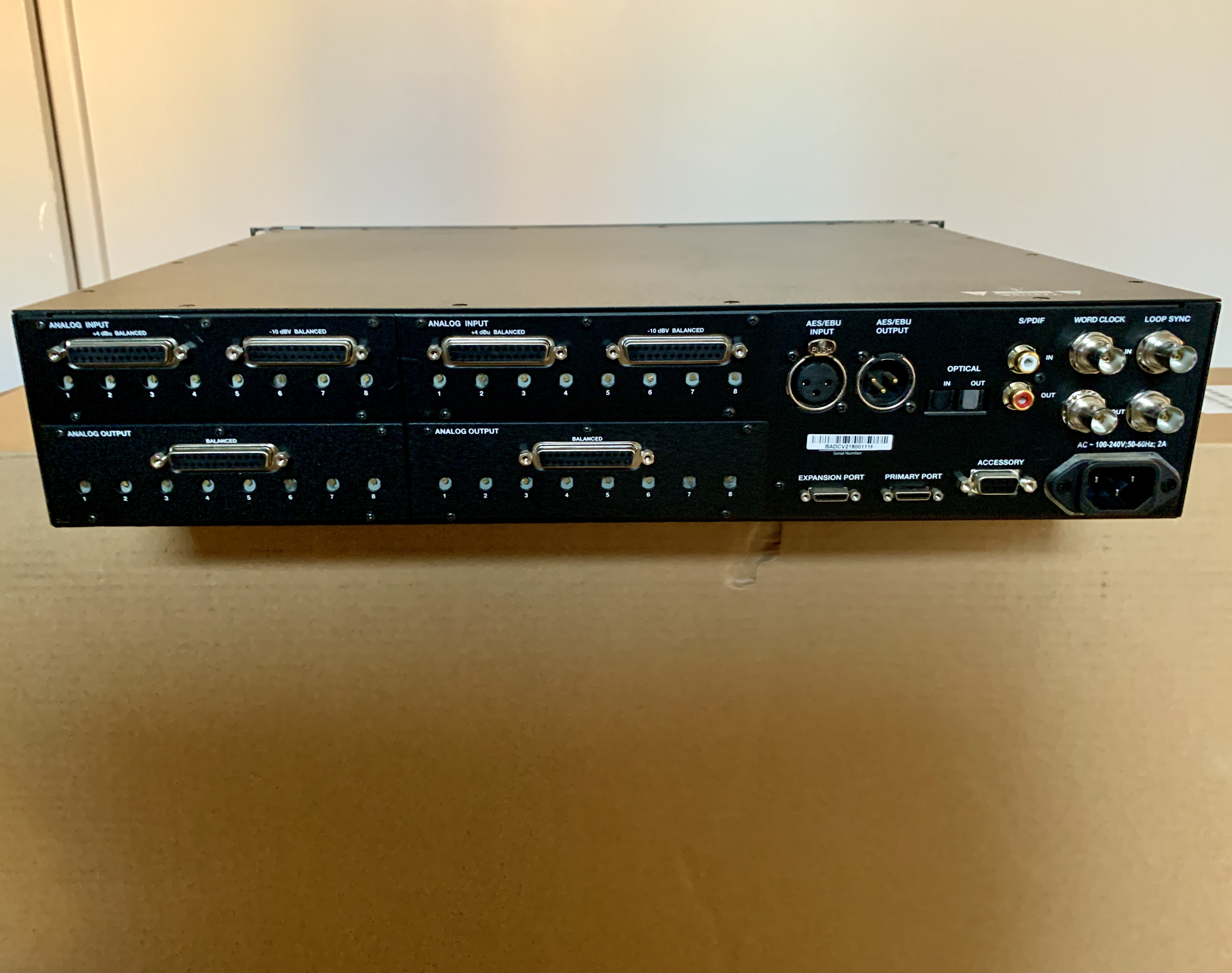 HD I/O 16X16 Analog - Avid HD I/O 16X16 Analog - Audiofanzine