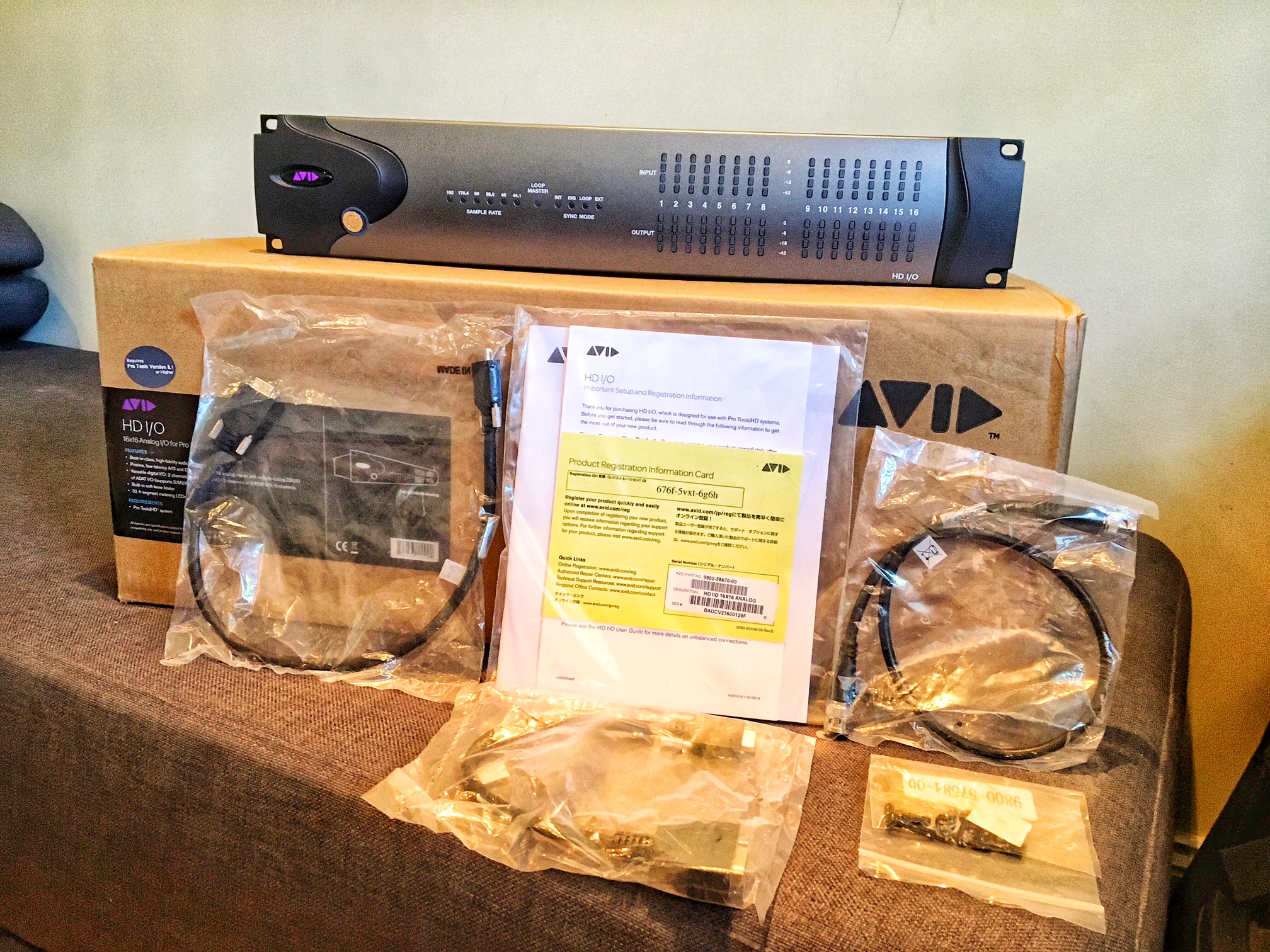 Pro Tools HD Native Thunderbolt Avid - Audiofanzine