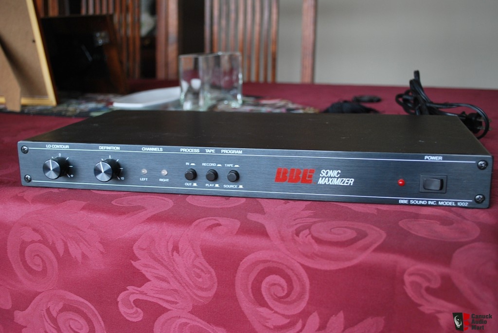SONIC MAXIMIZER 1002 - BBE Sonic Maximizer 1002 - Audiofanzine