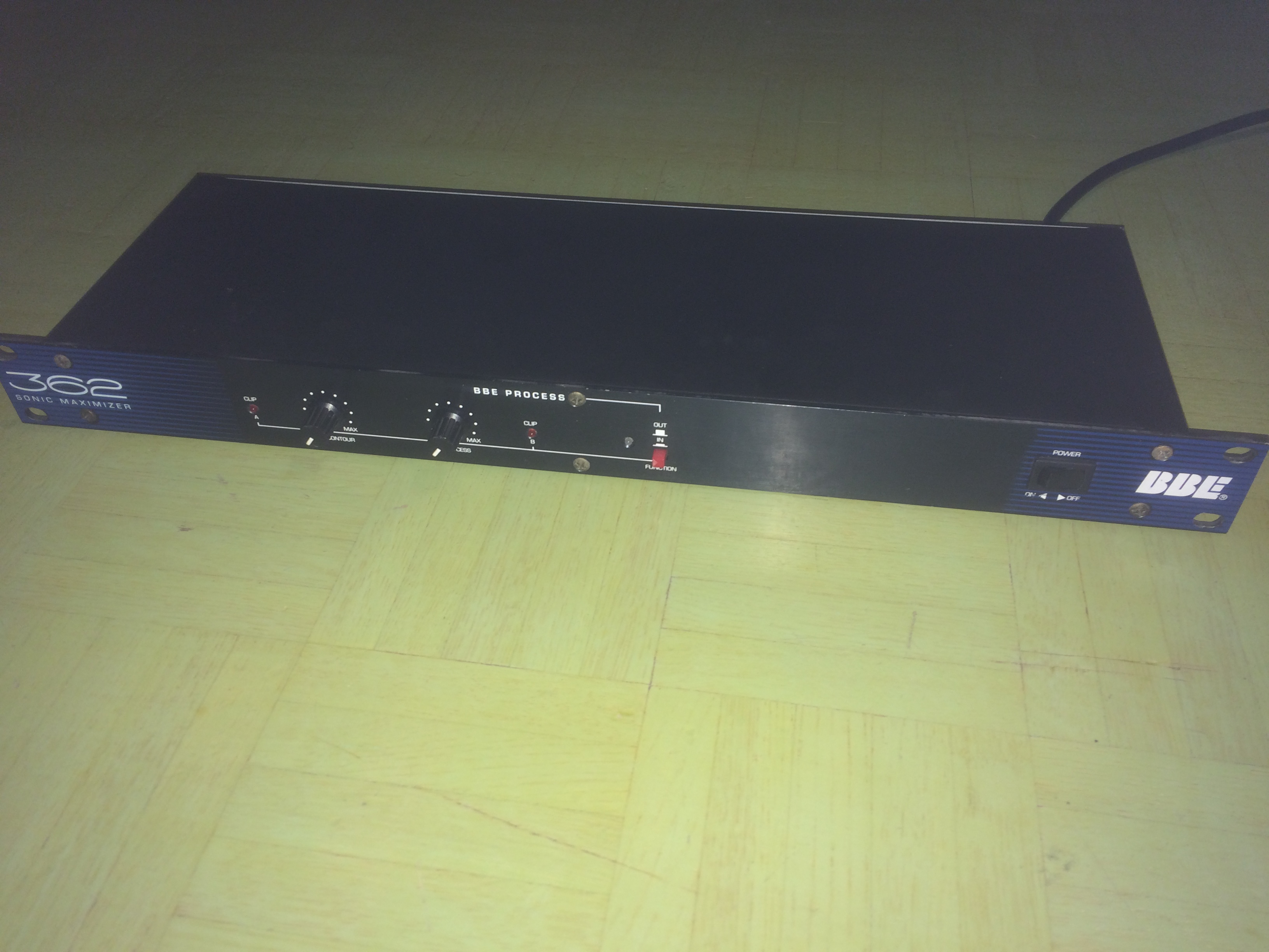 SONIC MAXIMIZER 362 - BBE Sonic Maximizer 362 - Audiofanzine