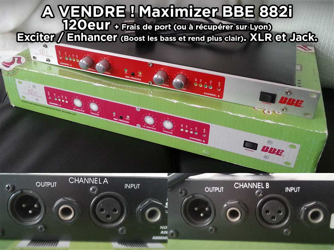 BBE Sonic Maximizer 882i image (#1588130) - Audiofanzine