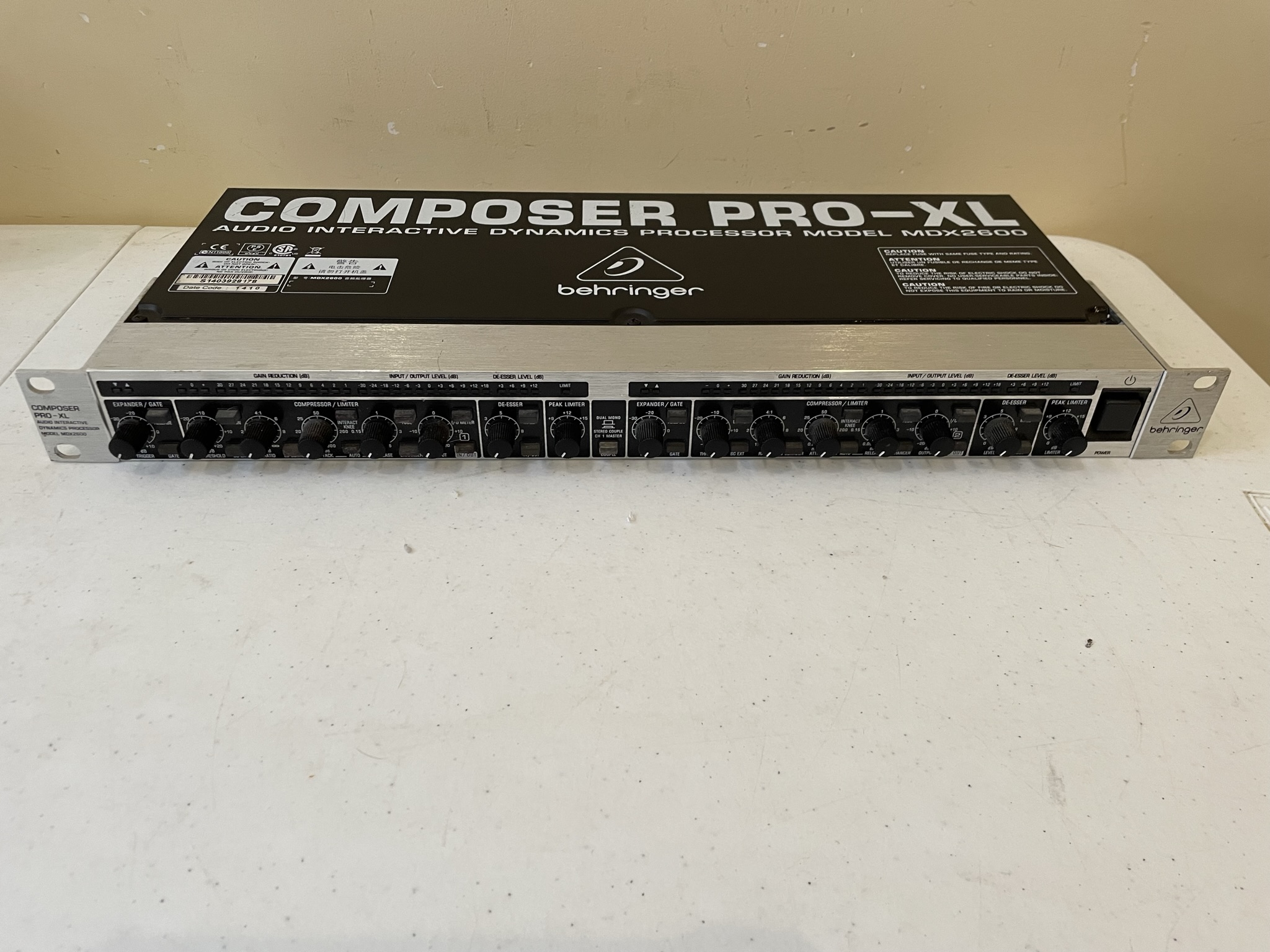 Composer Pro-XL MDX2600 - Behringer Composer Pro-XL MDX2600 - Audiofanzine