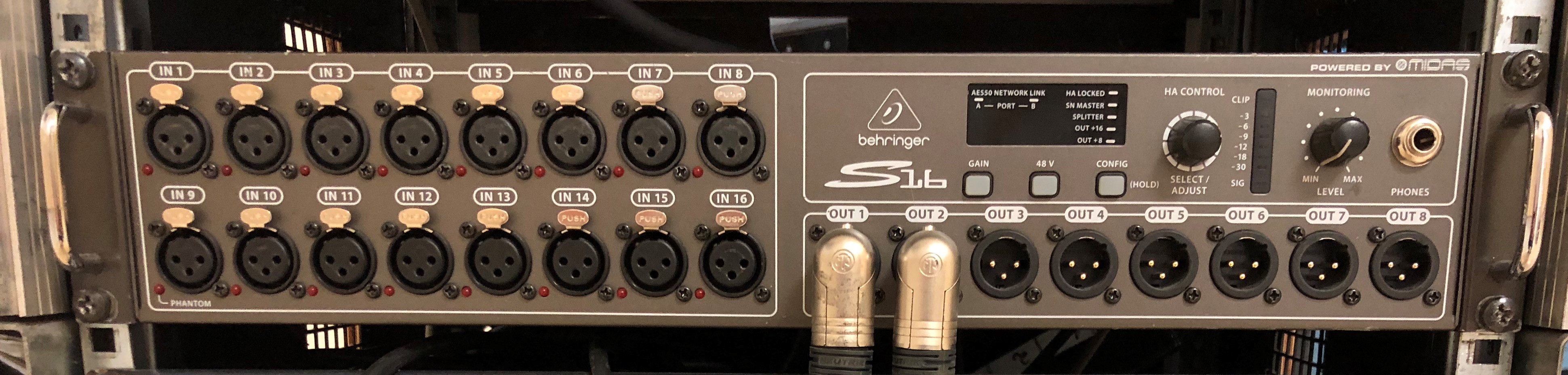 Digital Snake S16 - Behringer Digital Snake S16 - Audiofanzine