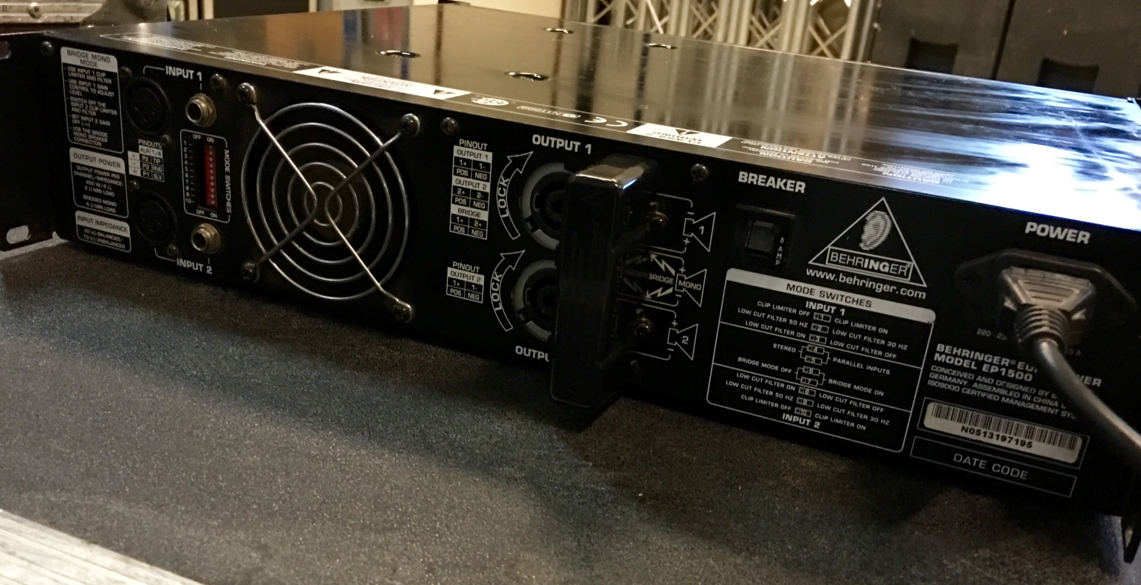 behringer europower ep1500 (Ile-de-France) - Audiofanzine