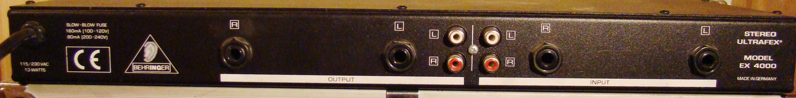 EX4000 - Behringer EX4000 - Audiofanzine