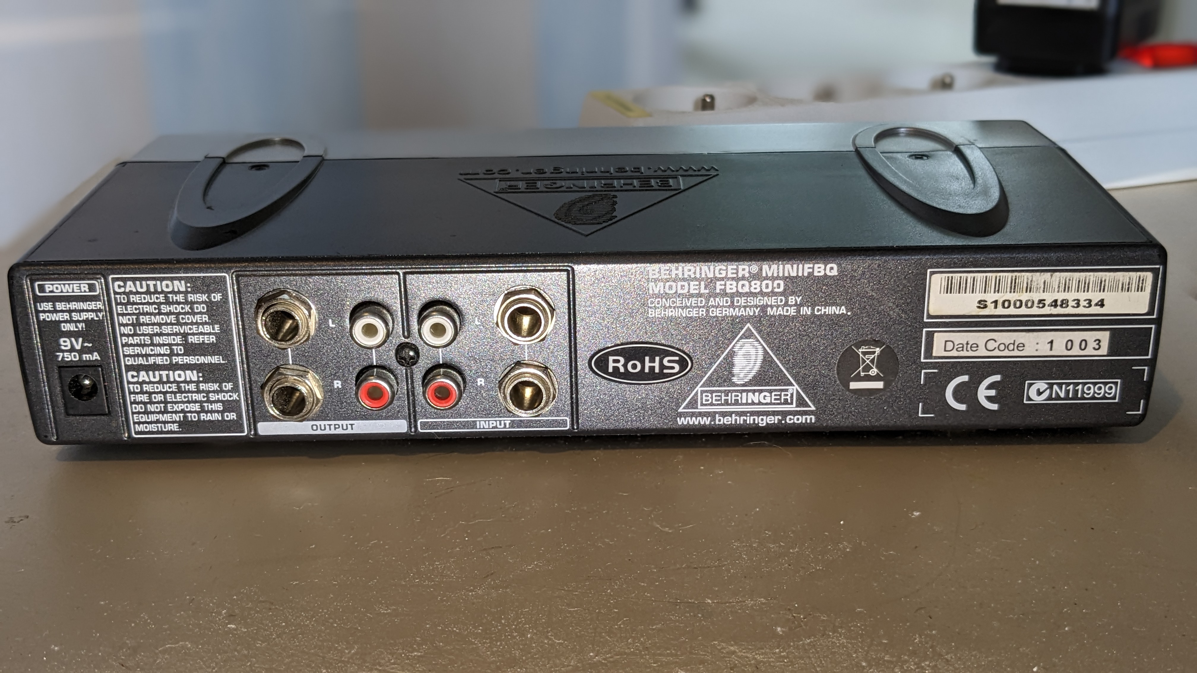 MINIFBQ FBQ800 - Behringer MINIFBQ FBQ800 - Audiofanzine