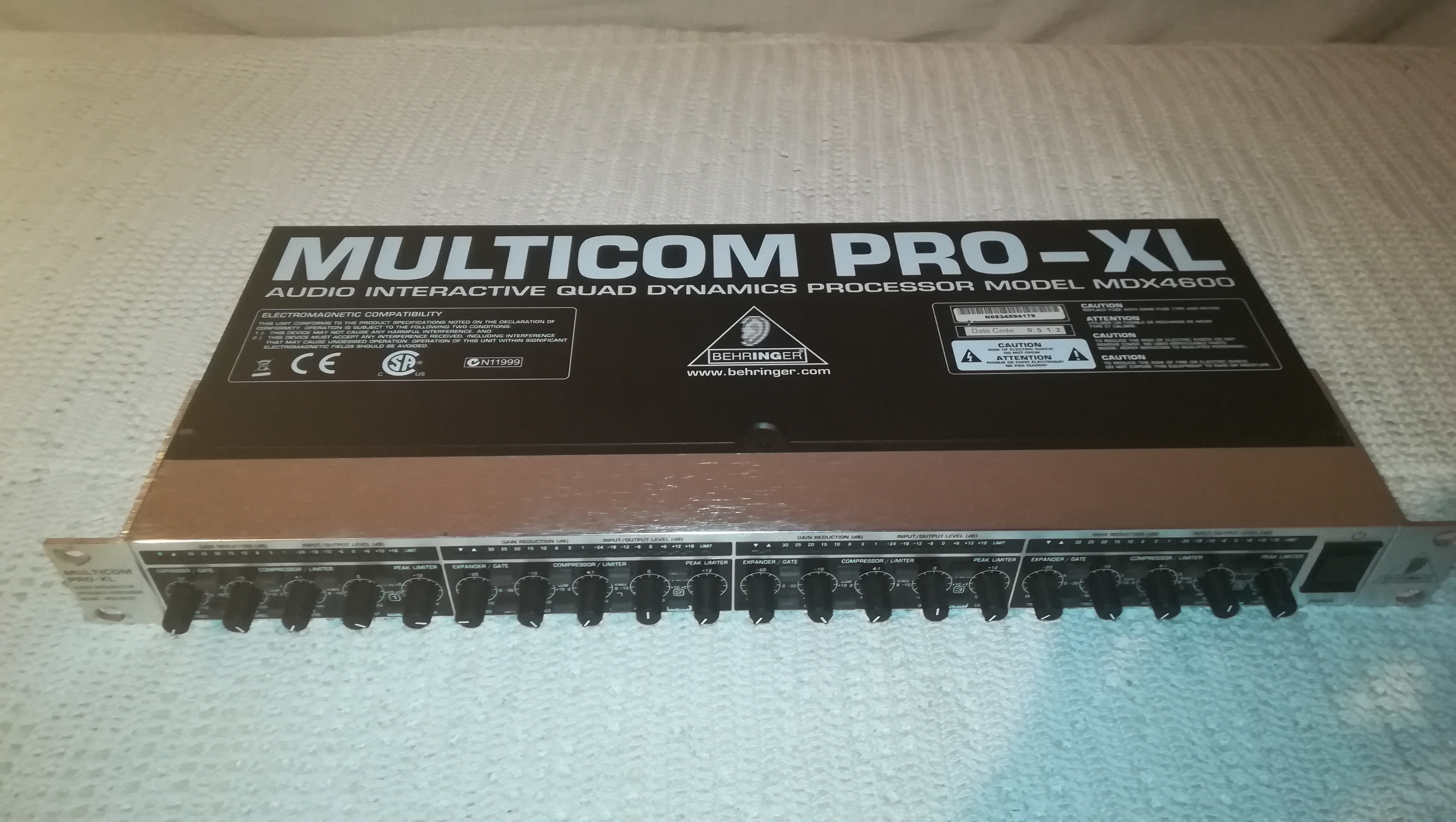 Multicom Pro-XL MDX4600 - Behringer Multicom Pro-XL MDX4600 - Audiofanzine
