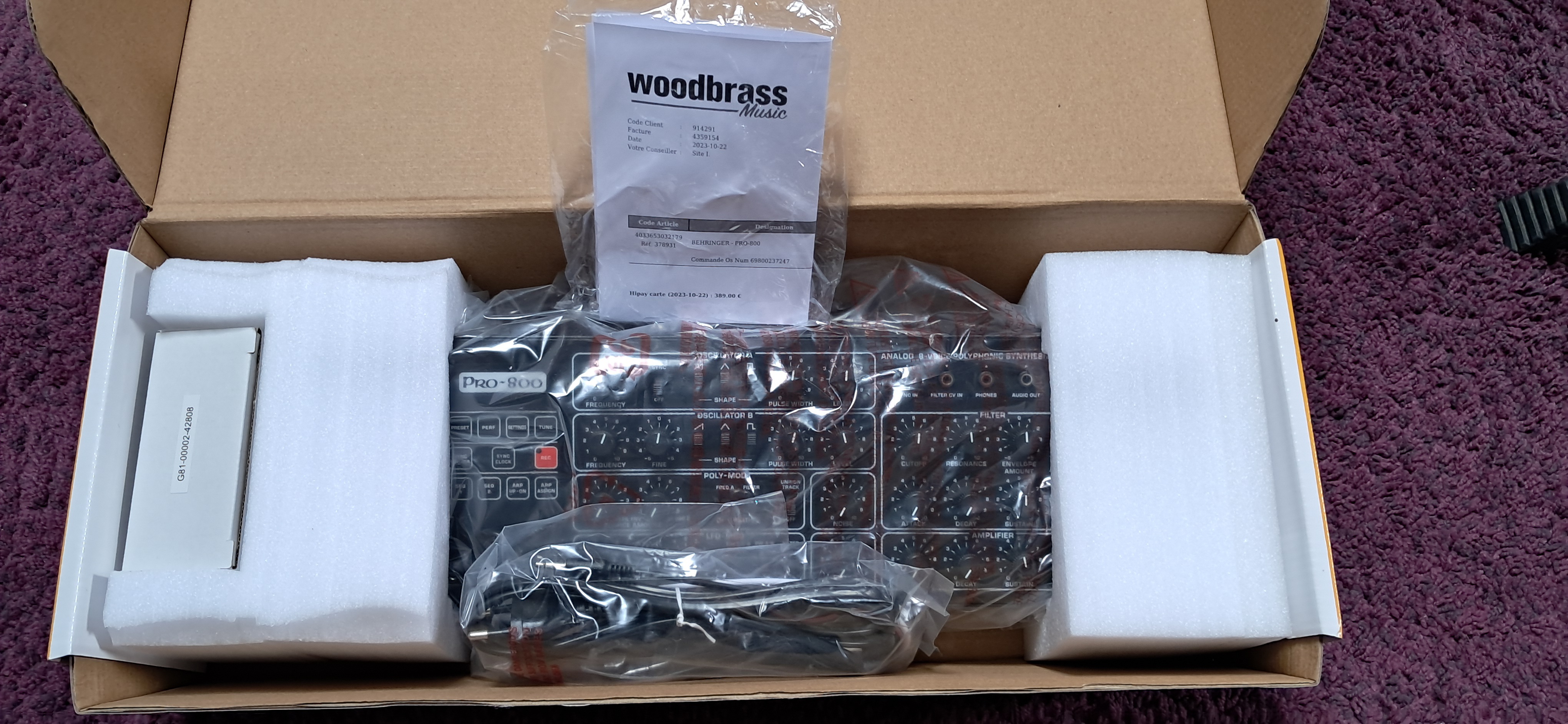 Pro-800 - Behringer Pro-800 - Audiofanzine