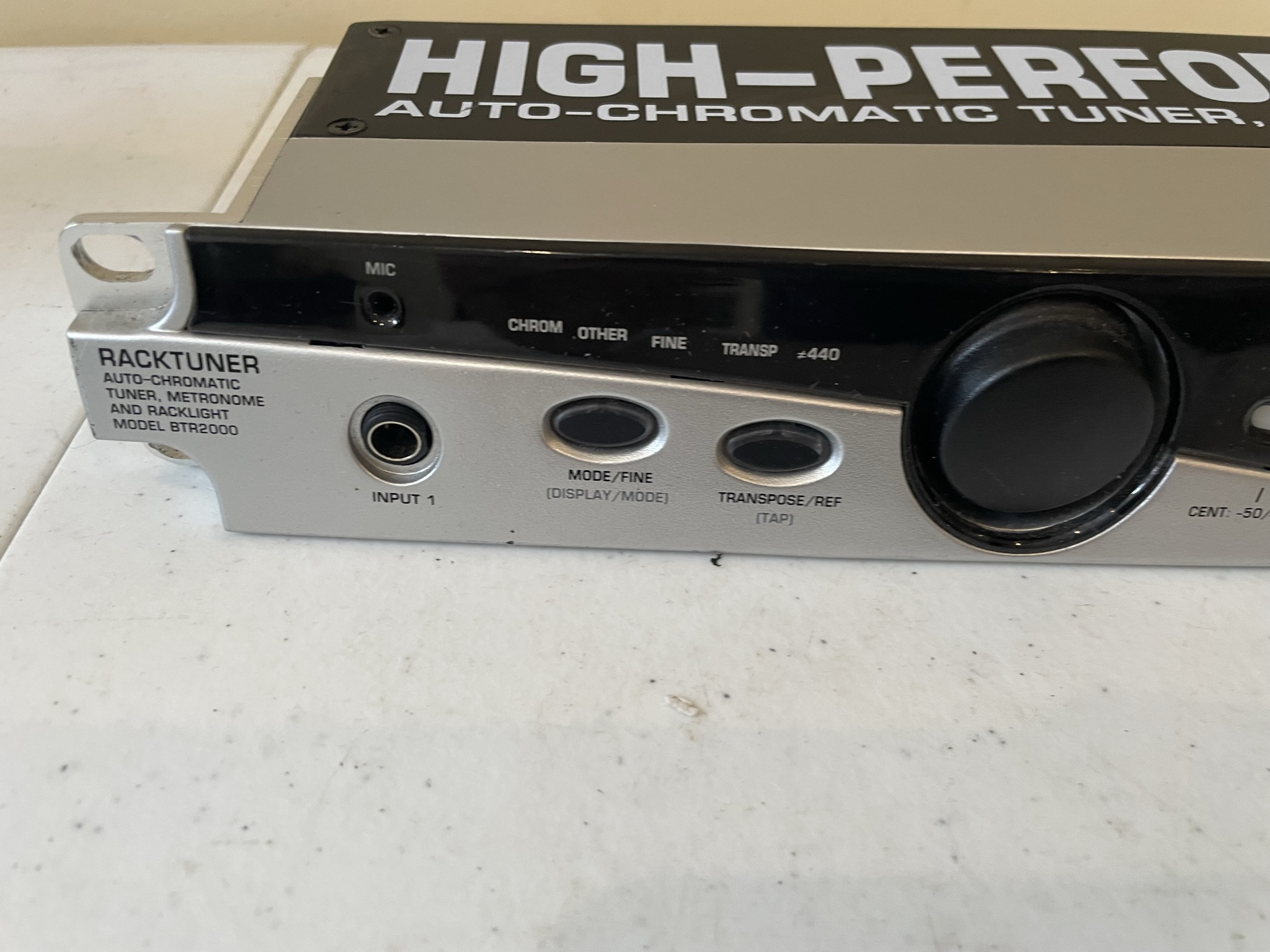 Racktuner BTR2000 - Behringer Racktuner BTR2000 - Audiofanzine