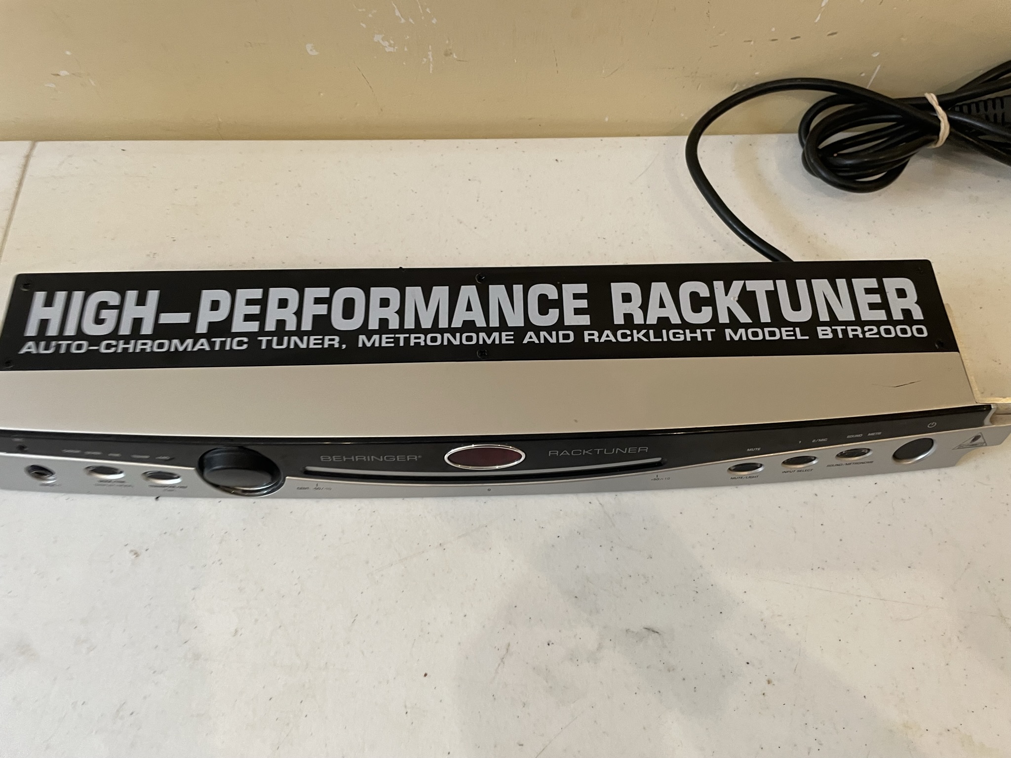 Racktuner BTR2000 - Behringer Racktuner BTR2000 - Audiofanzine