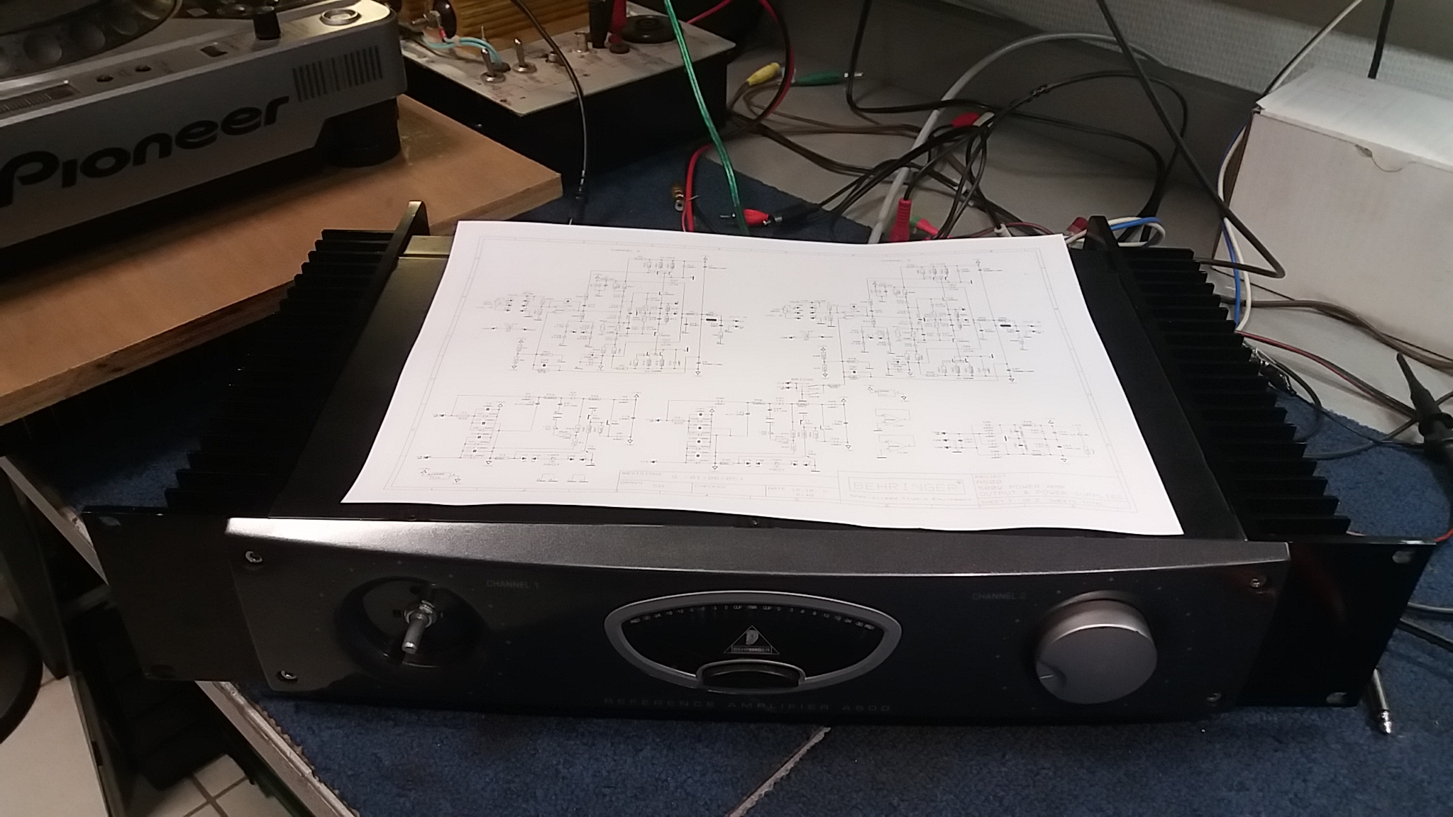 Reference Amplifier A500 - Behringer Reference Amplifier A500 ...