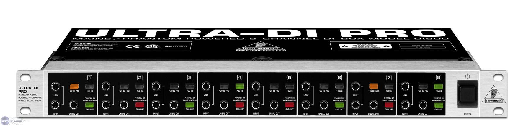 Ultra-DI Pro DI800 - Behringer Ultra-DI Pro DI800 - Audiofanzine