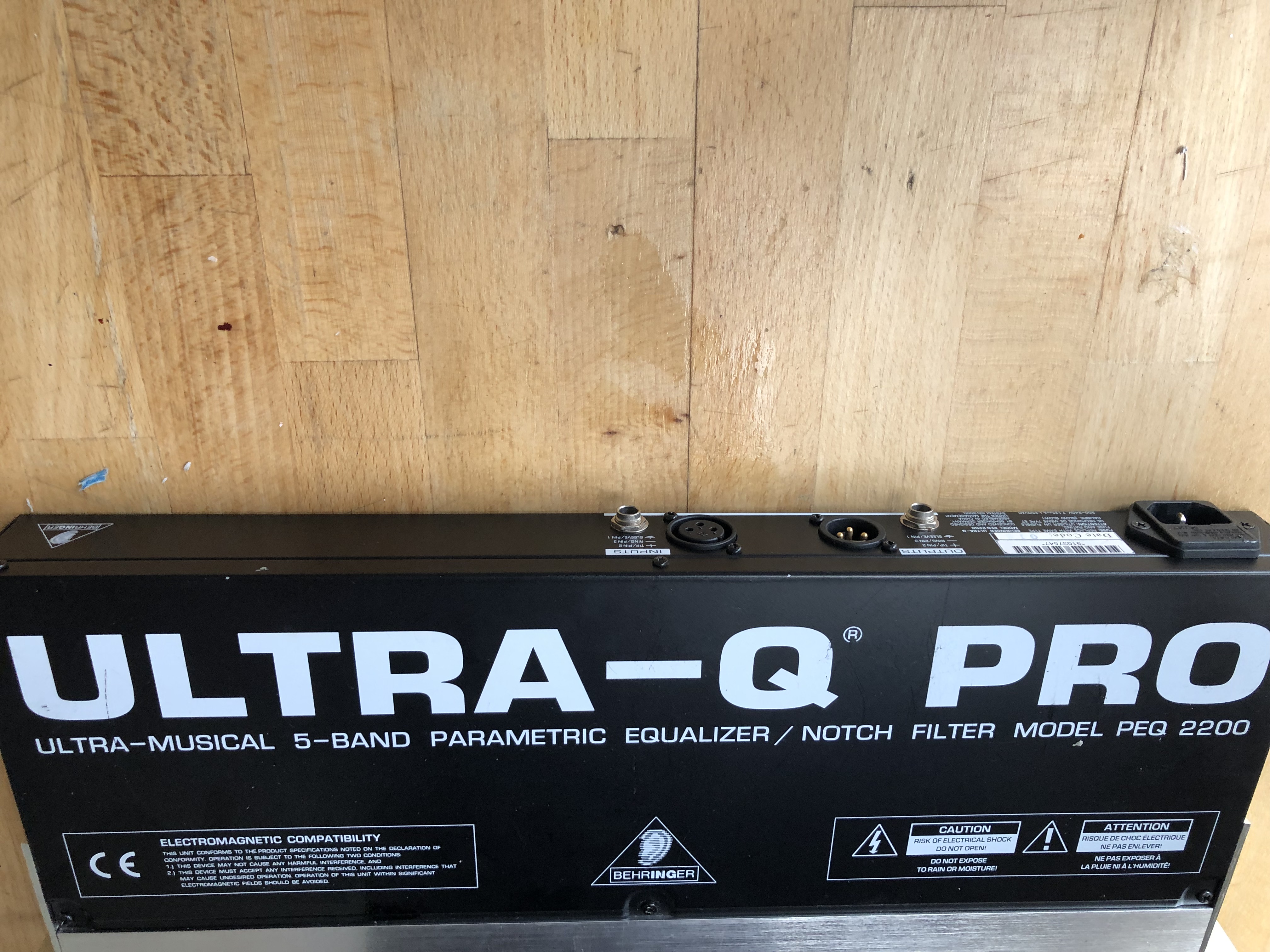 Ultra-Q Pro PEQ2200 - Behringer Ultra-Q Pro PEQ2200 - Audiofanzine