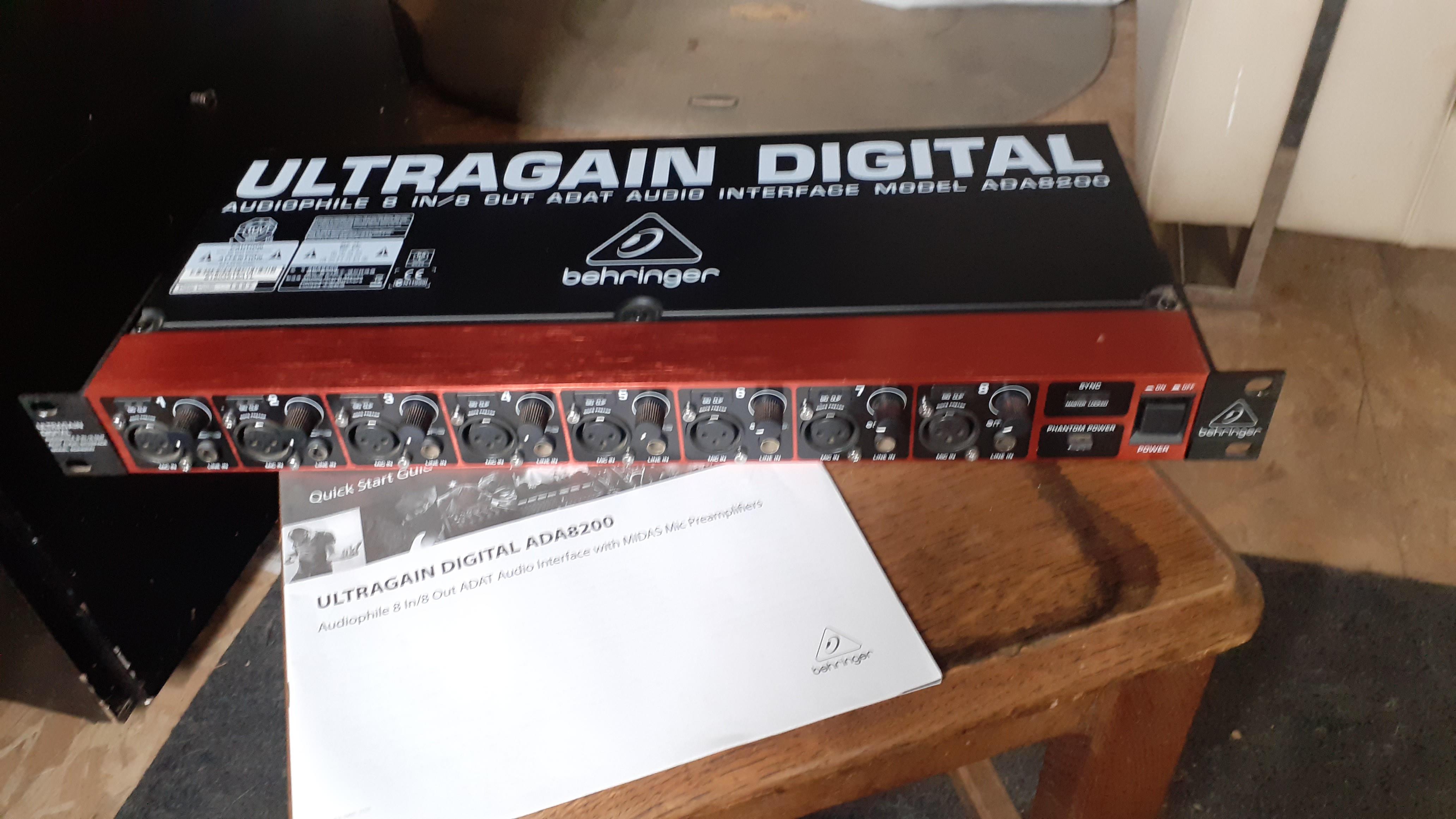 Ultragain Digital ADA8200 - Behringer Ultragain Digital ADA8200 ...