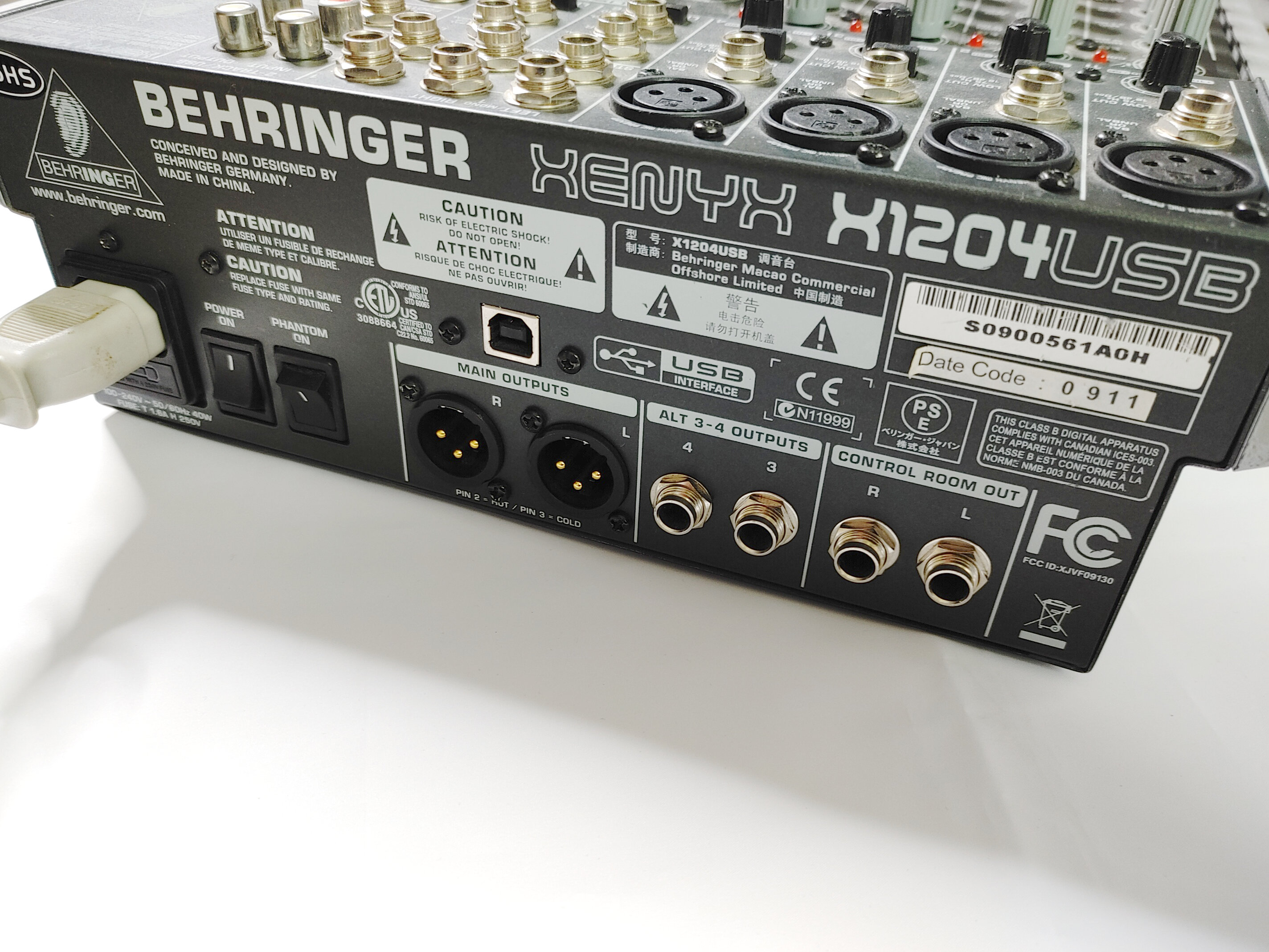 Xenyx X1204USB - Behringer Xenyx X1204USB - Audiofanzine
