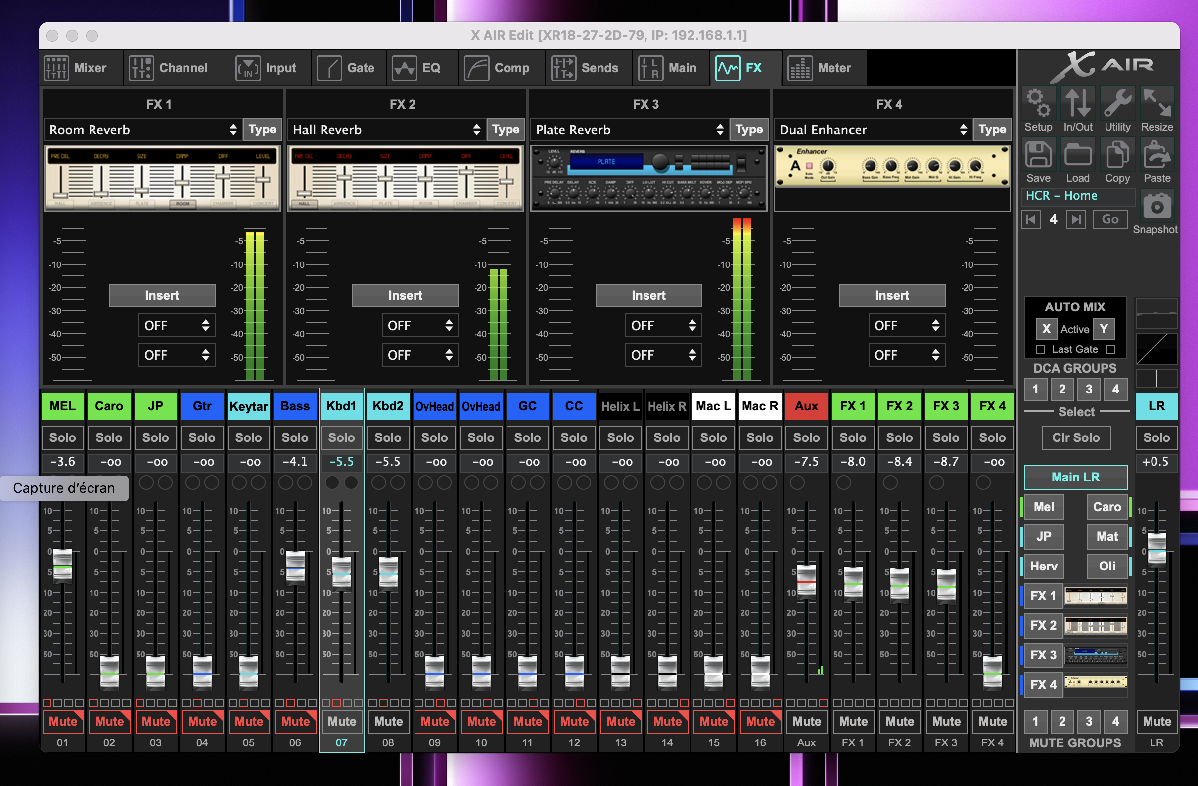 XR18 - Behringer XR18 - Audiofanzine