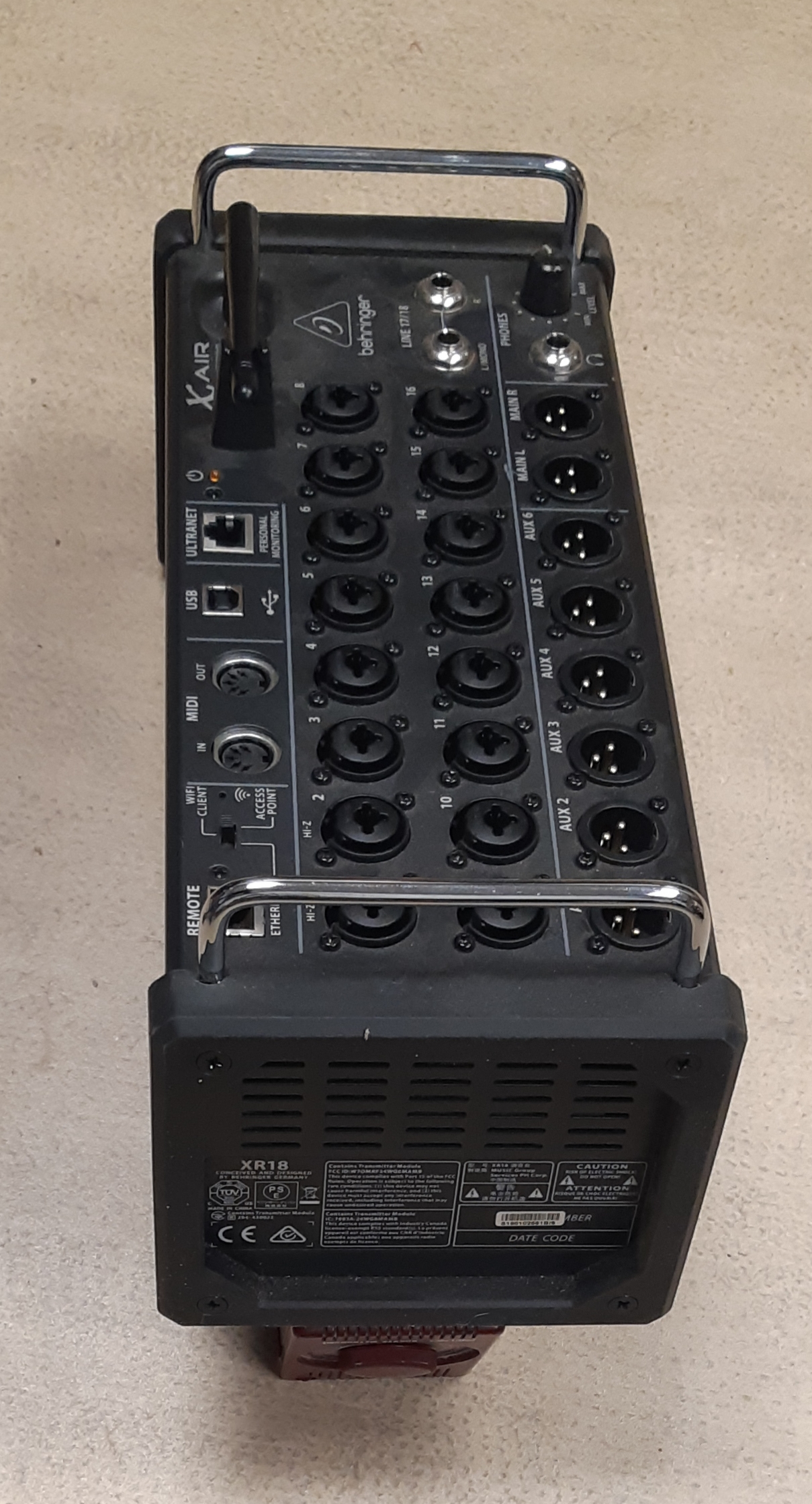 XR18 - Behringer XR18 - Audiofanzine