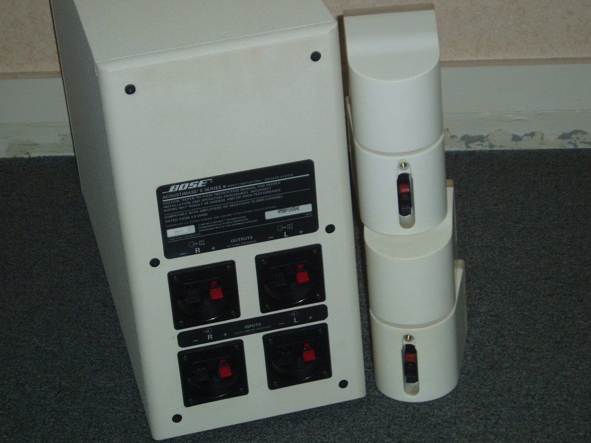 ACOUSTIMASS 5 SERIE II - Bose Acoustimass 5 Serie II - Audiofanzine