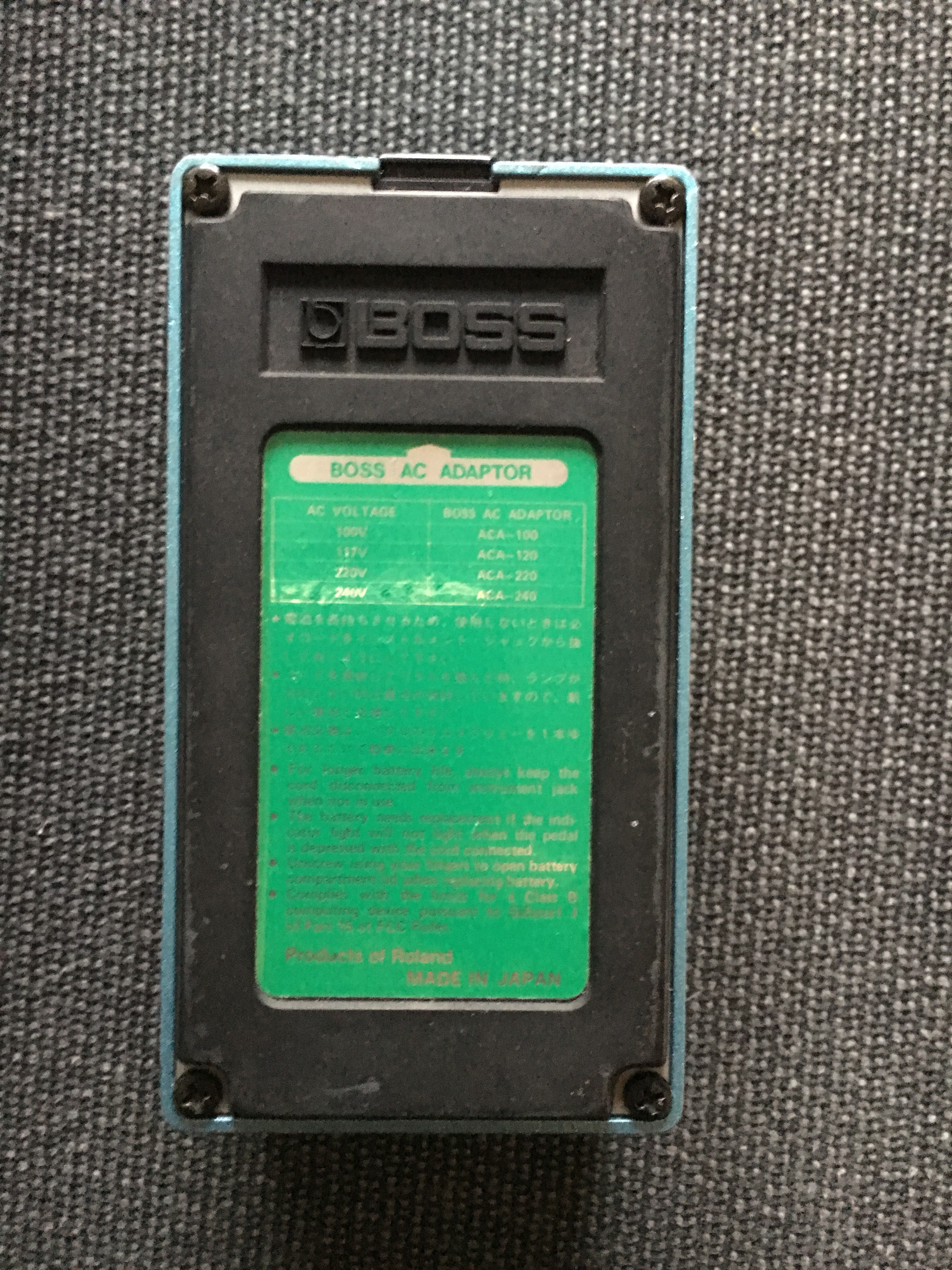 Boss CE-3 Chorus (Japan) image (#1748364) - Audiofanzine