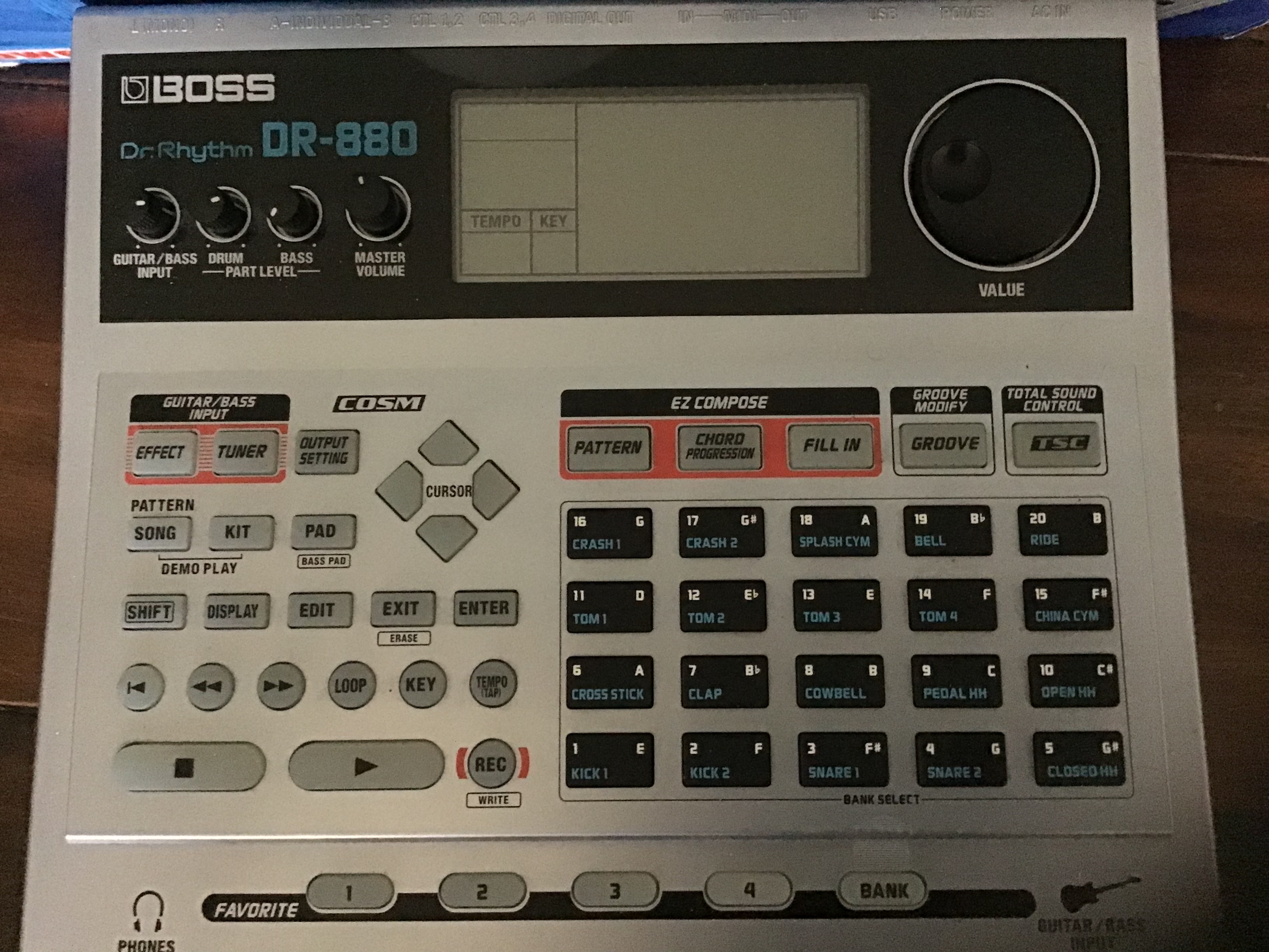 DR-880 Dr. Rhythm - Boss DR-880 Dr. Rhythm - Audiofanzine