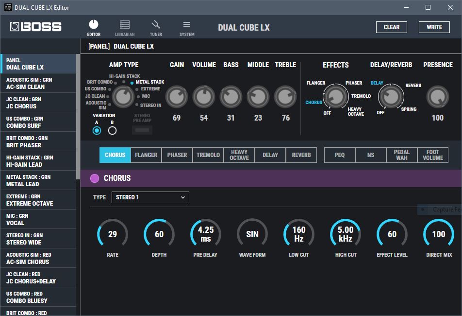 Dual Cube LX - Boss Dual Cube LX - Audiofanzine