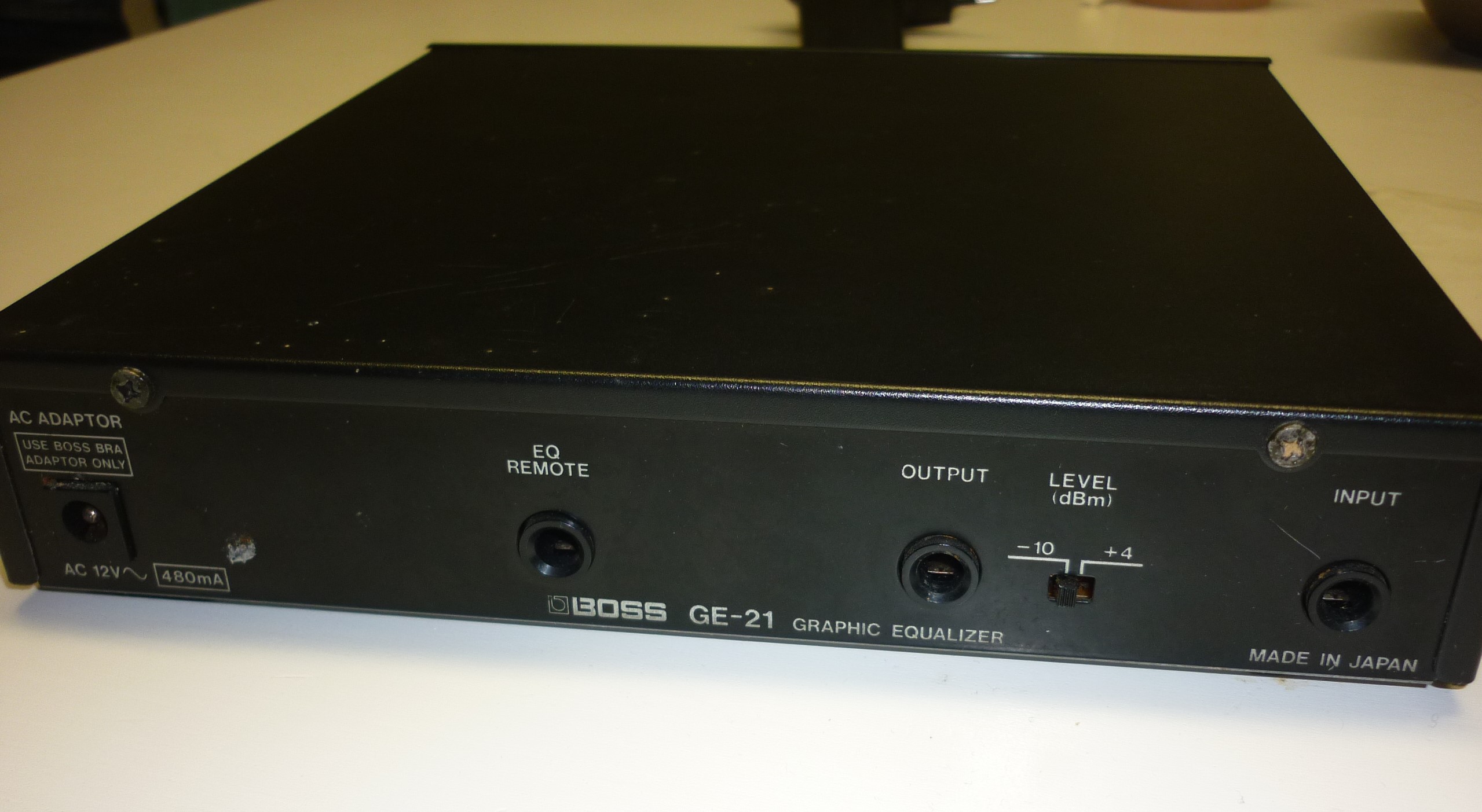 GE-21 GRAPHIC EQUALIZER - Boss GE-21 Graphic Equalizer - Audiofanzine