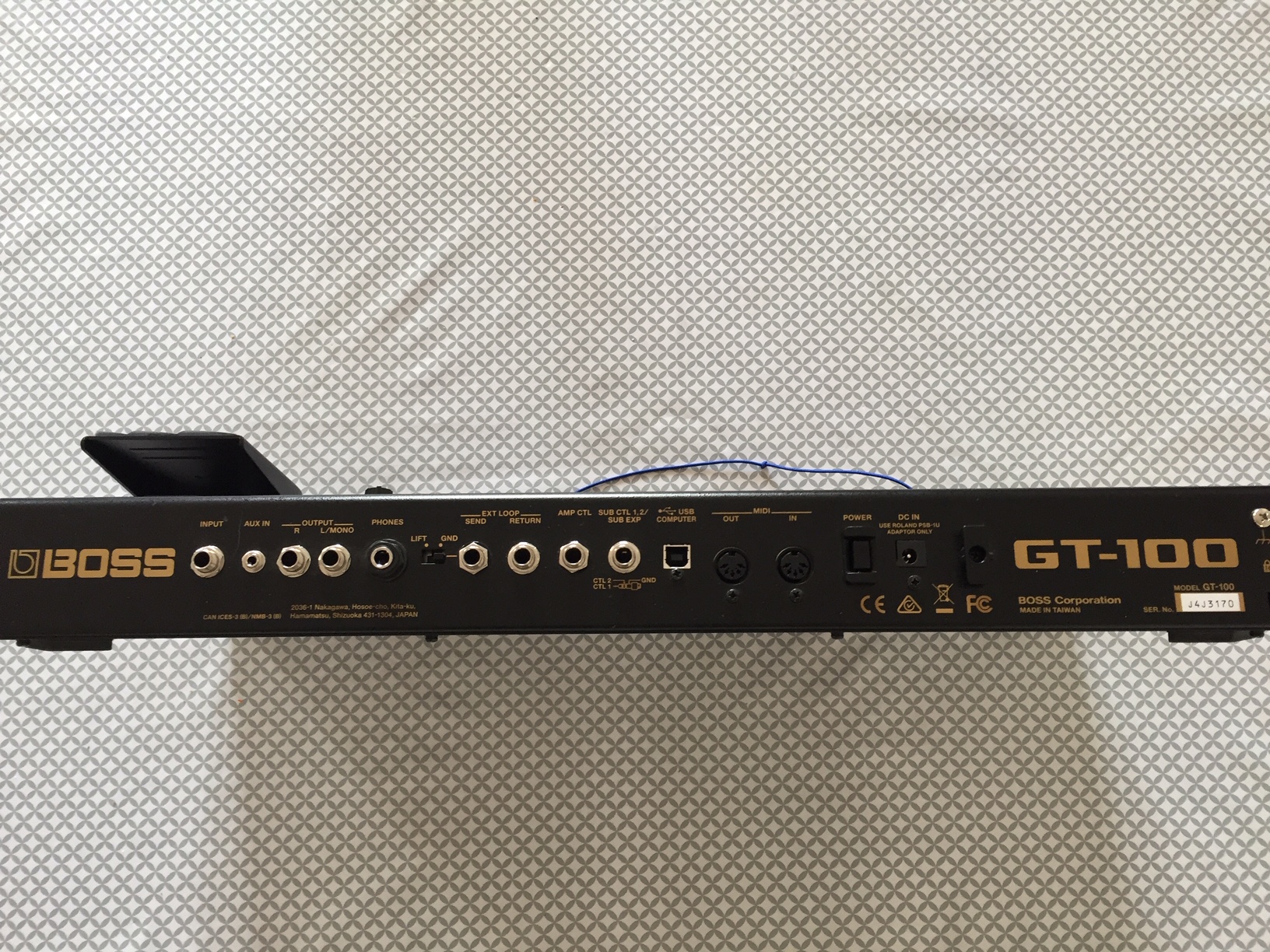 GT-100 - Boss GT-100 - Audiofanzine