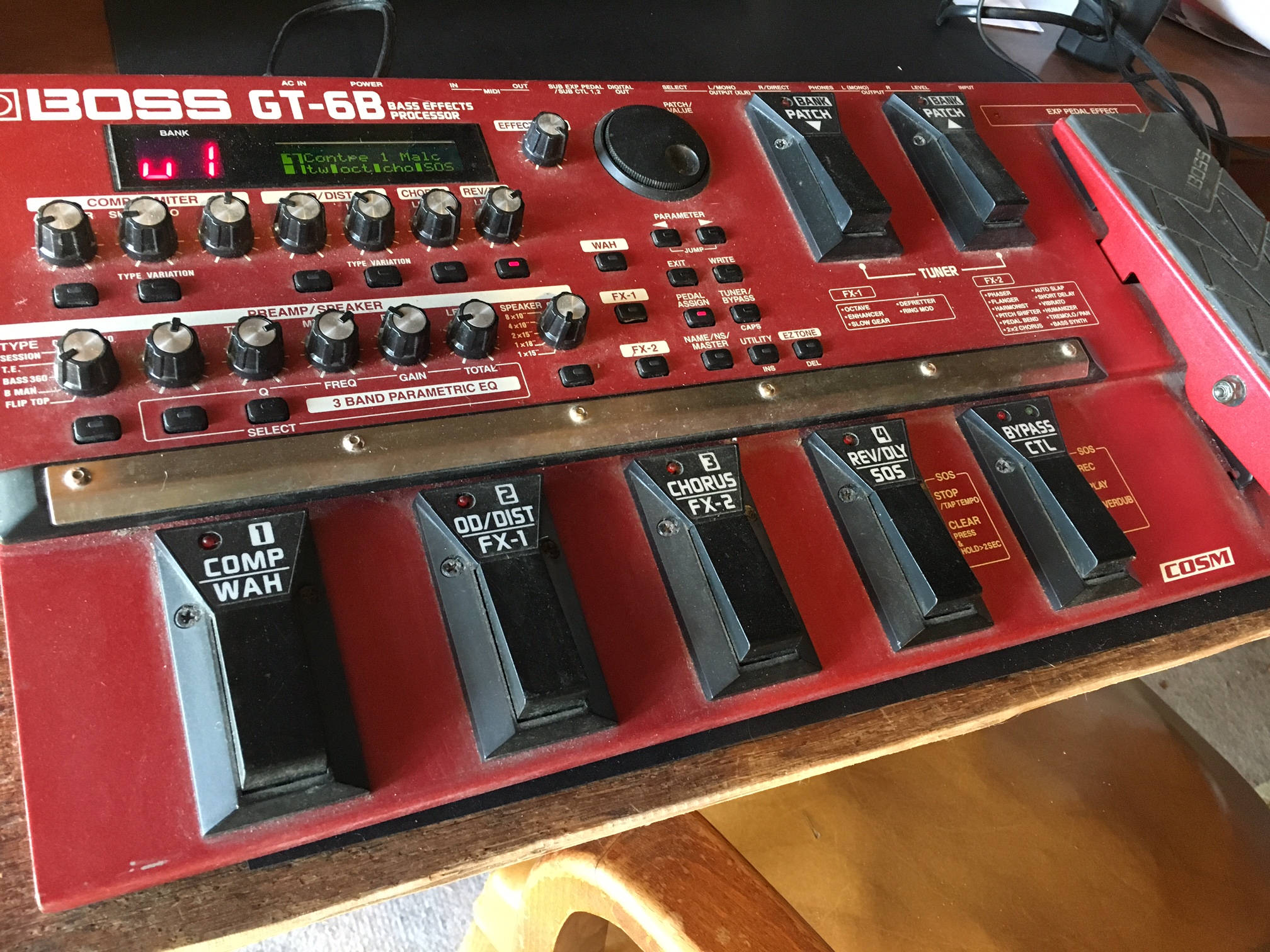 GT-6B - Boss GT-6B - Audiofanzine