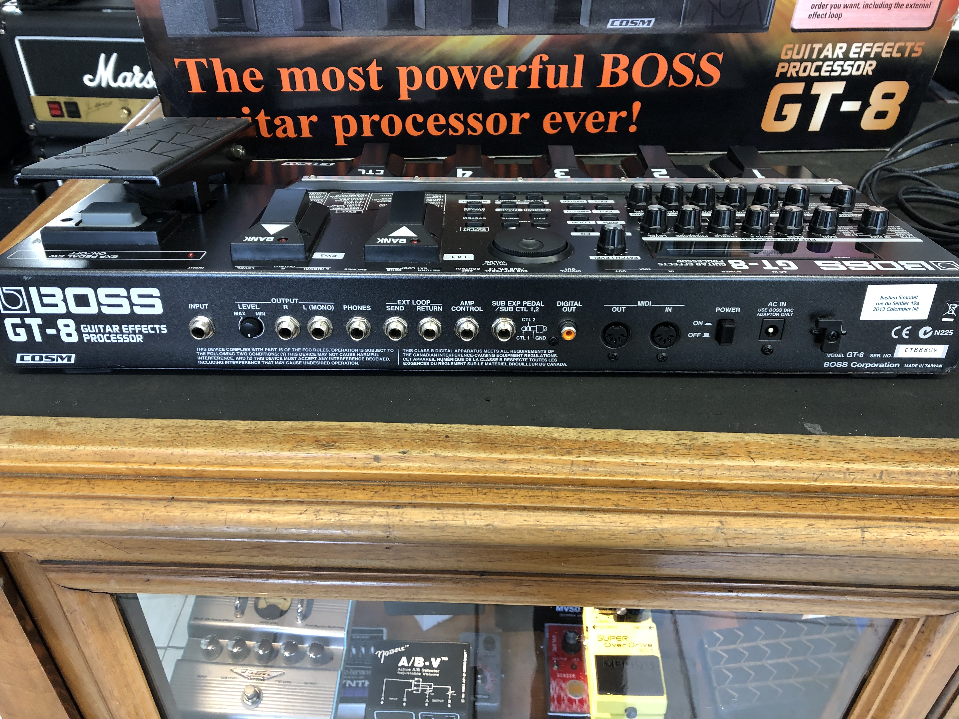 GT-8 - Boss GT-8 - Audiofanzine